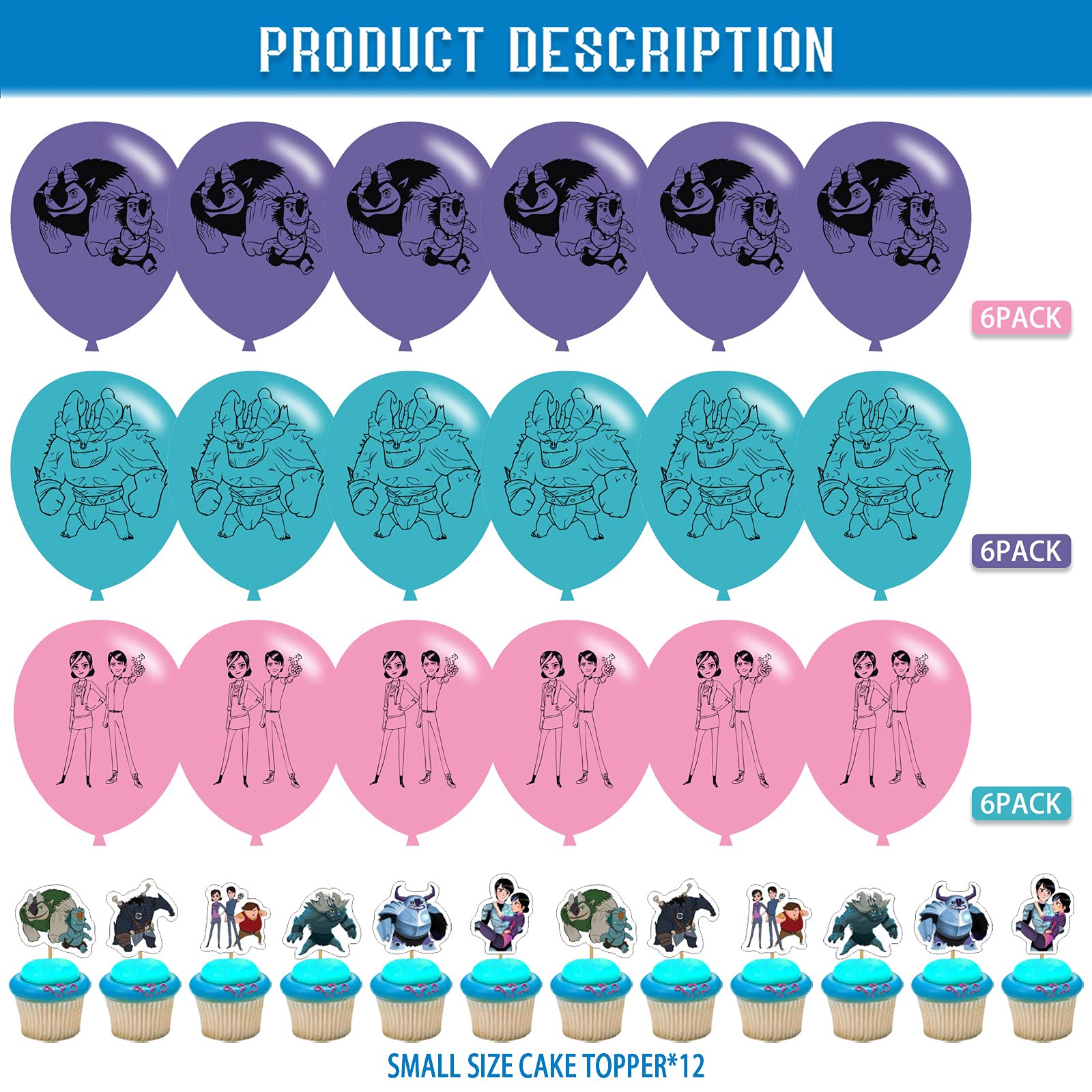 Trollhunters Birthday Party Supplies, Trollhunters Movie Theme Party ...