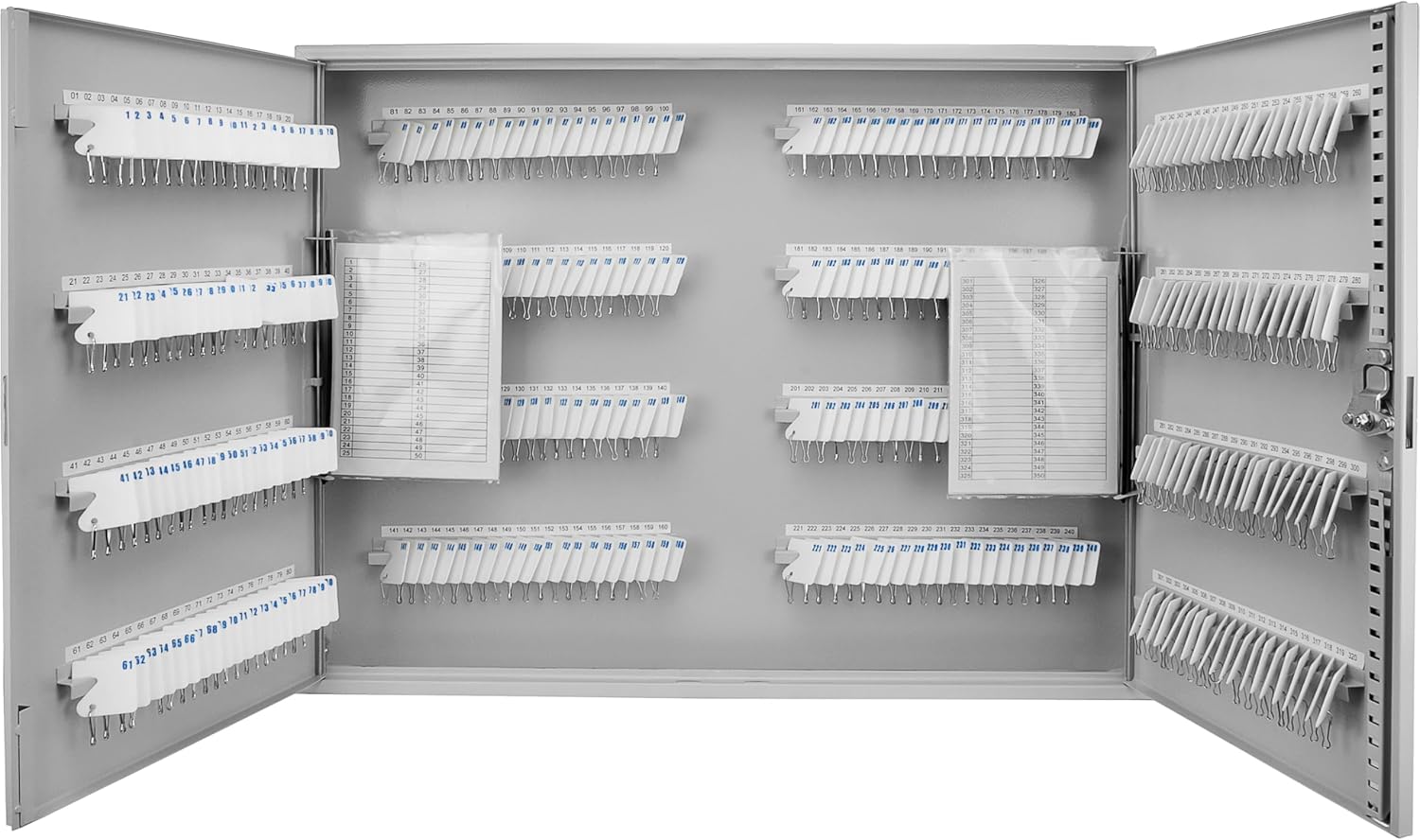 Amazon.com: Barska 320-Position Key Cabinet – Steel Key Lock Box with ...