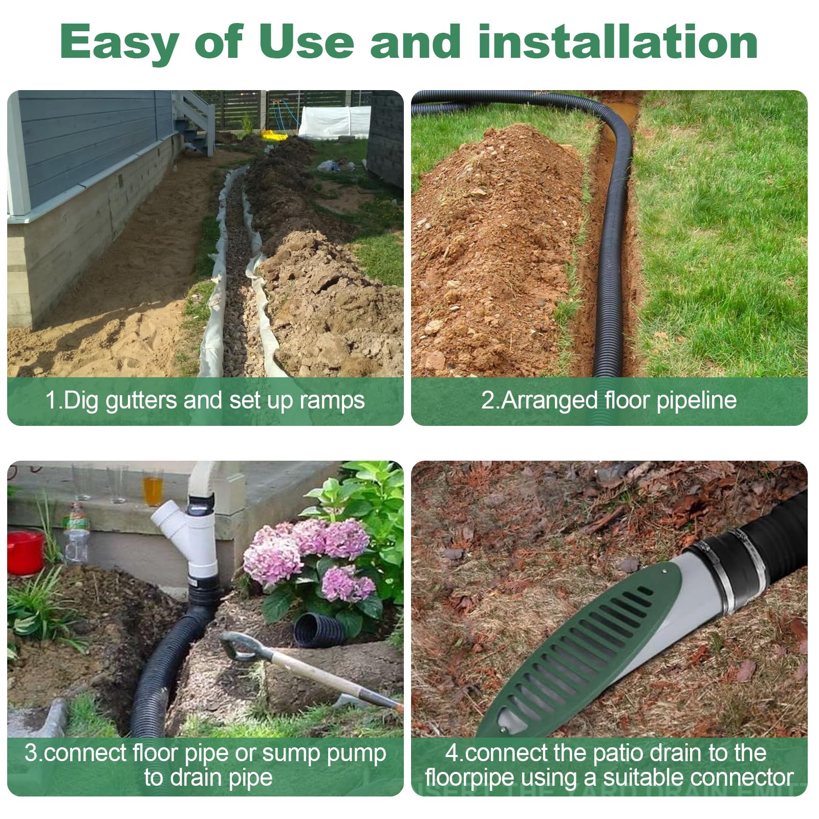 Sump Pump Exterior Drainage System French Drain TruDry Waterproofing