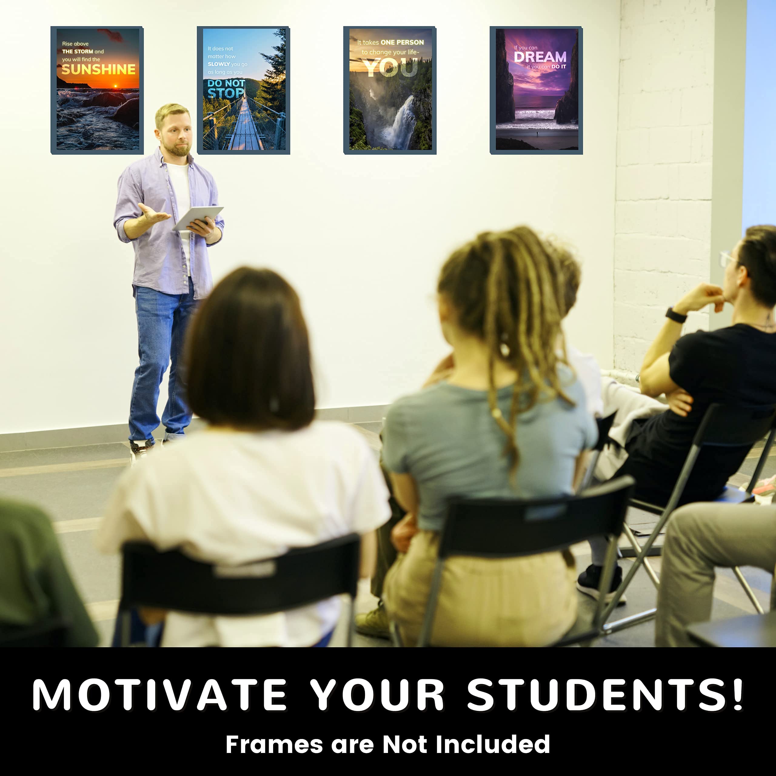 6 Inspirational Posters – Motivational Wall Art For Home, Motivational ...