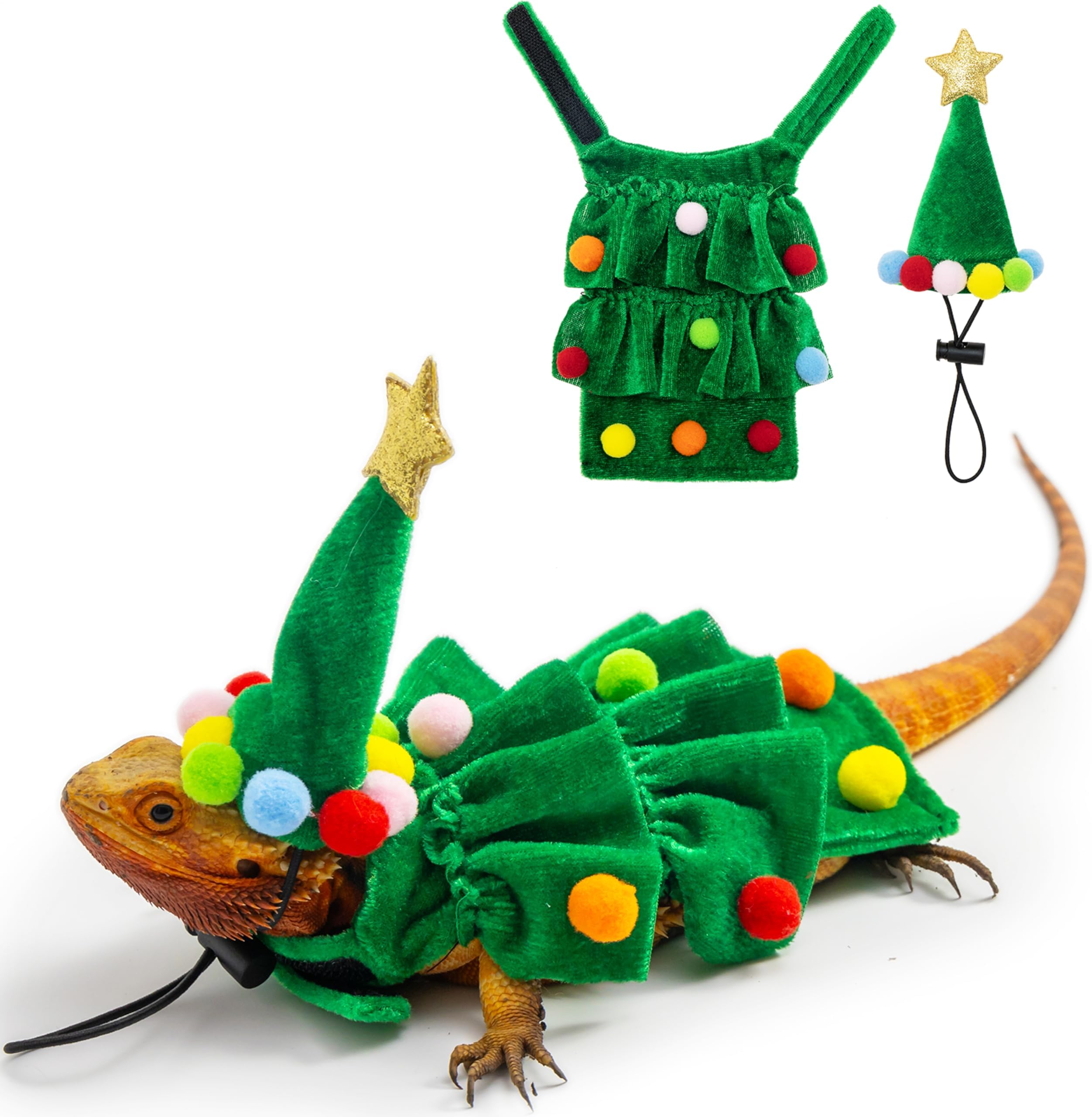 Amazon.com: Lizard Hat for Bearded Dragon - Soft Fuzzy Plush Cap with ...