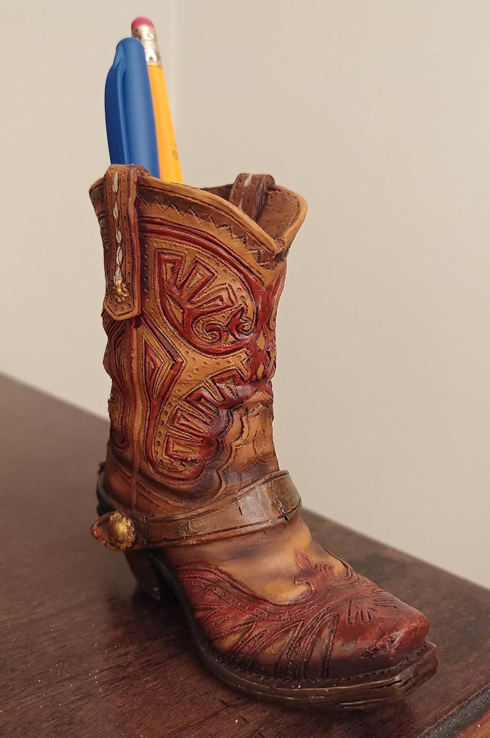 Amazon.com: Mini Decorative Western Cowboy Cowgirl Boot - Use as a Vase ...