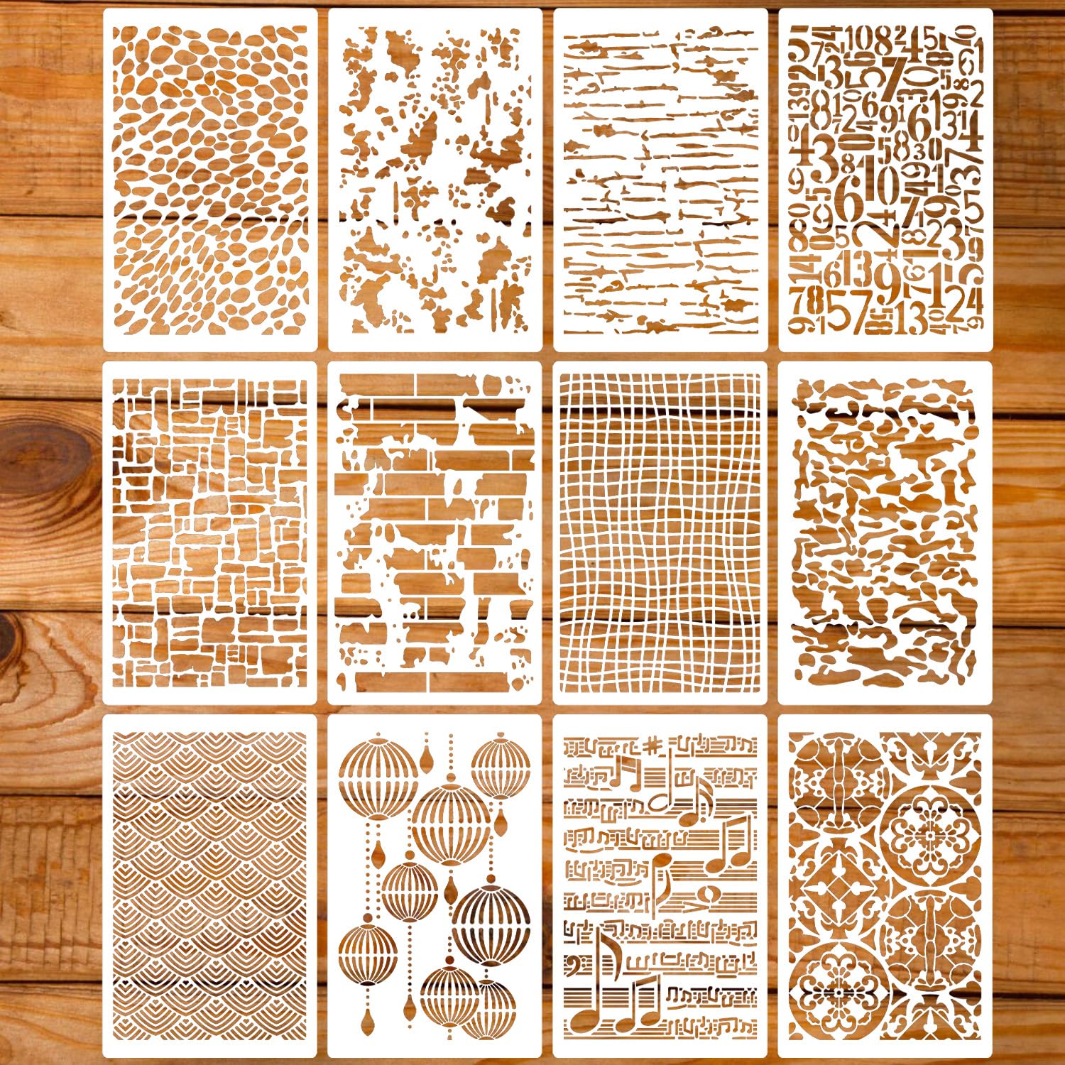 Snapklik.com : Stencils For Crafts 8x5” Layering Stencils Camouflage ...