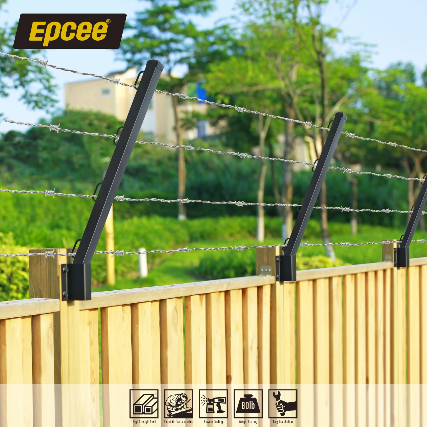 Raising Tall Fence Posts Raising The Height Of Fence | Gardeners