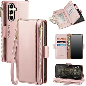 Amazon.com: Antsturdy Compatible with Samsung Galaxy S25 Plus Wallet Case with Card Holder,PU ...