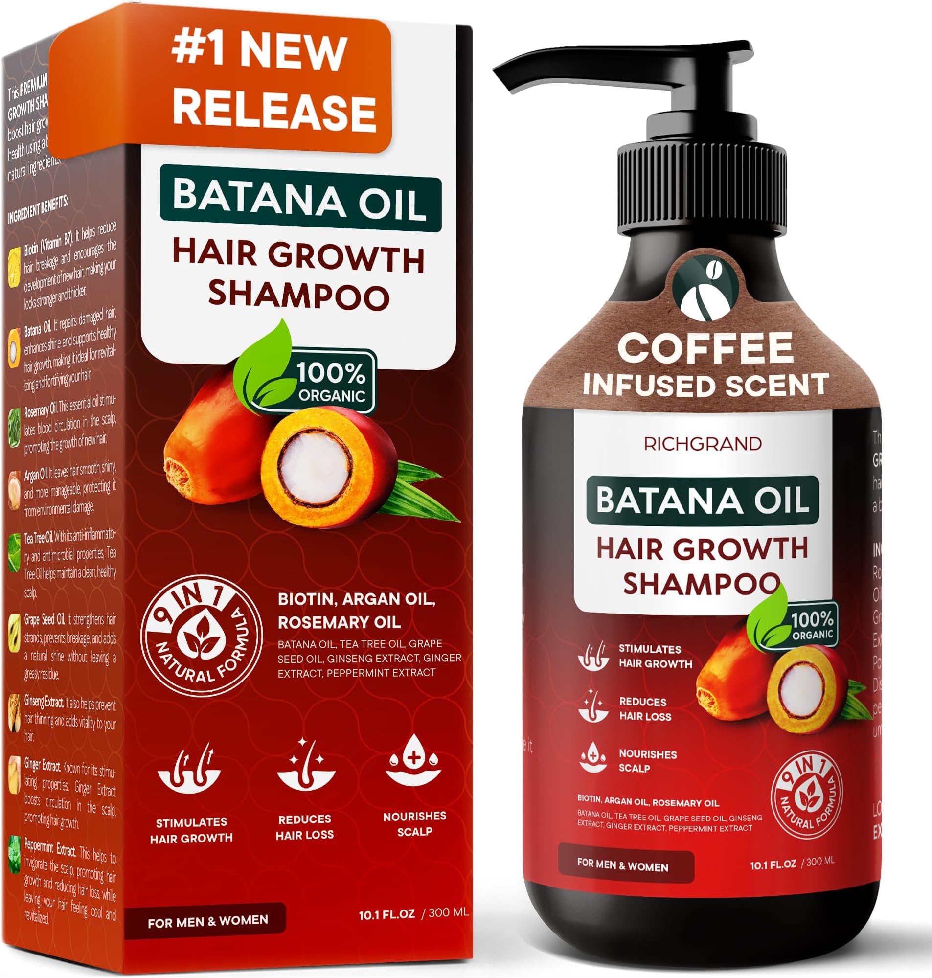 Amazon.com: Svvimer Rice Water Hair Growth Shampoo - Thickening Shampoo ...