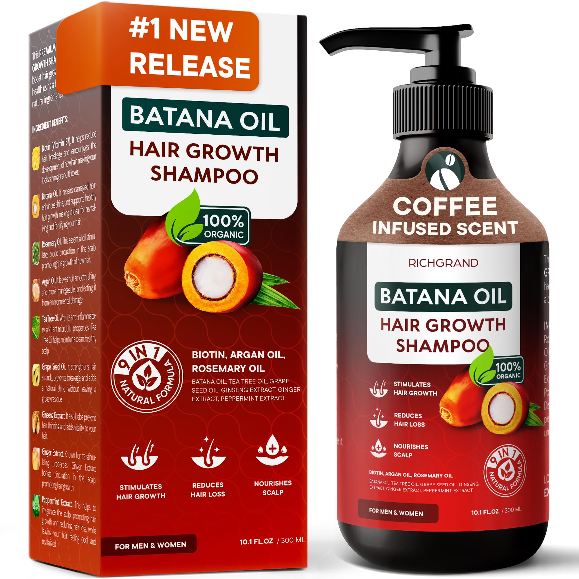 Amazon.com: Batana Oil Shampoo for Hair Growth - Routine Shampoo for ...