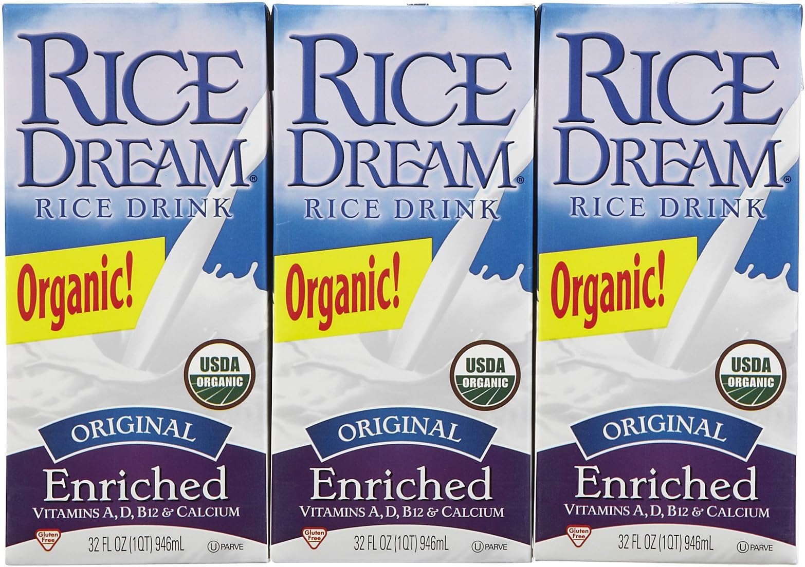 Amazon.com: Rice Dream Organic Rice Drink Original Case Of 12 32 Fl Oz ...
