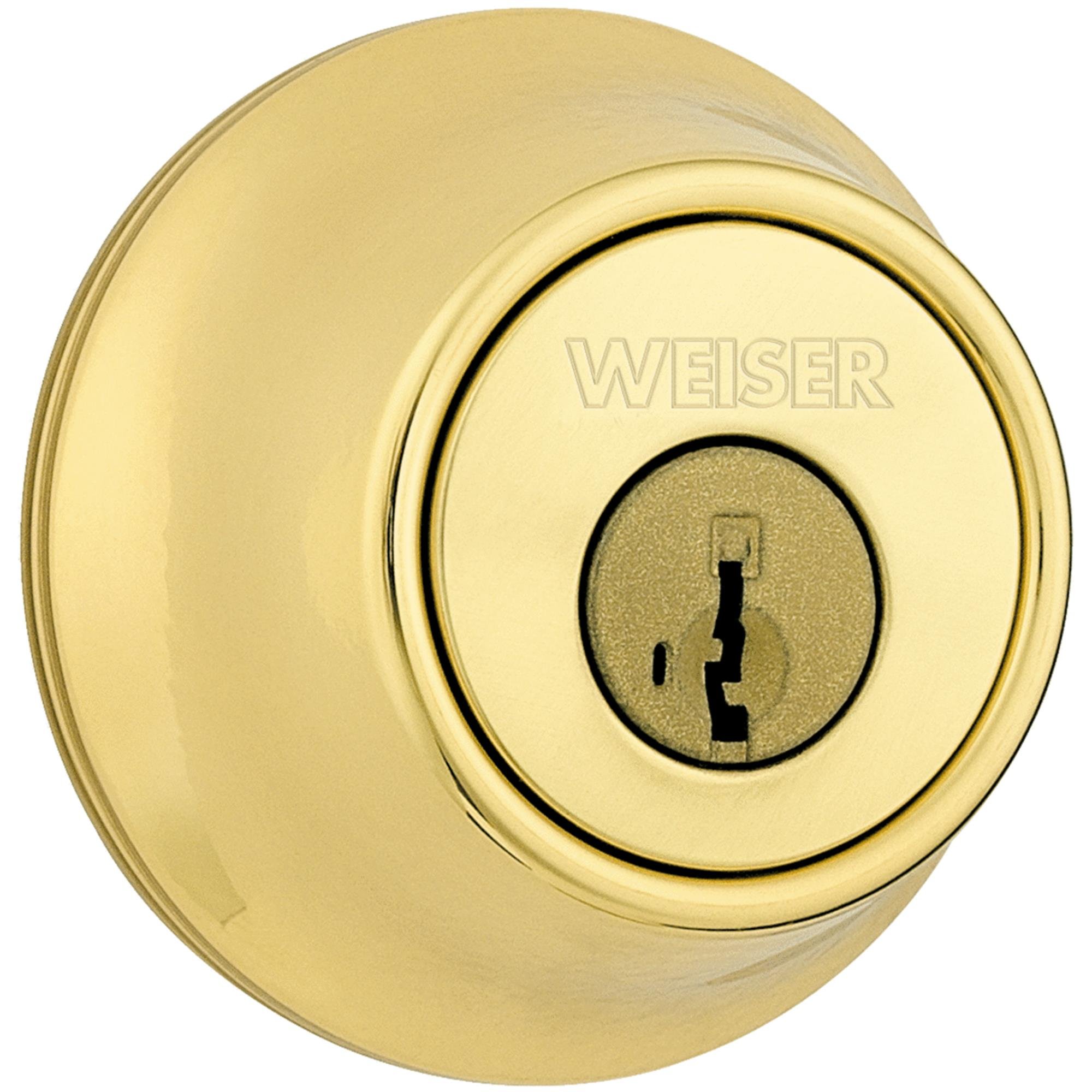 WEISER LOCK GDC94713BRK3SMTMS6LS2R2 Single Cylinder DB PB - Amazon.com