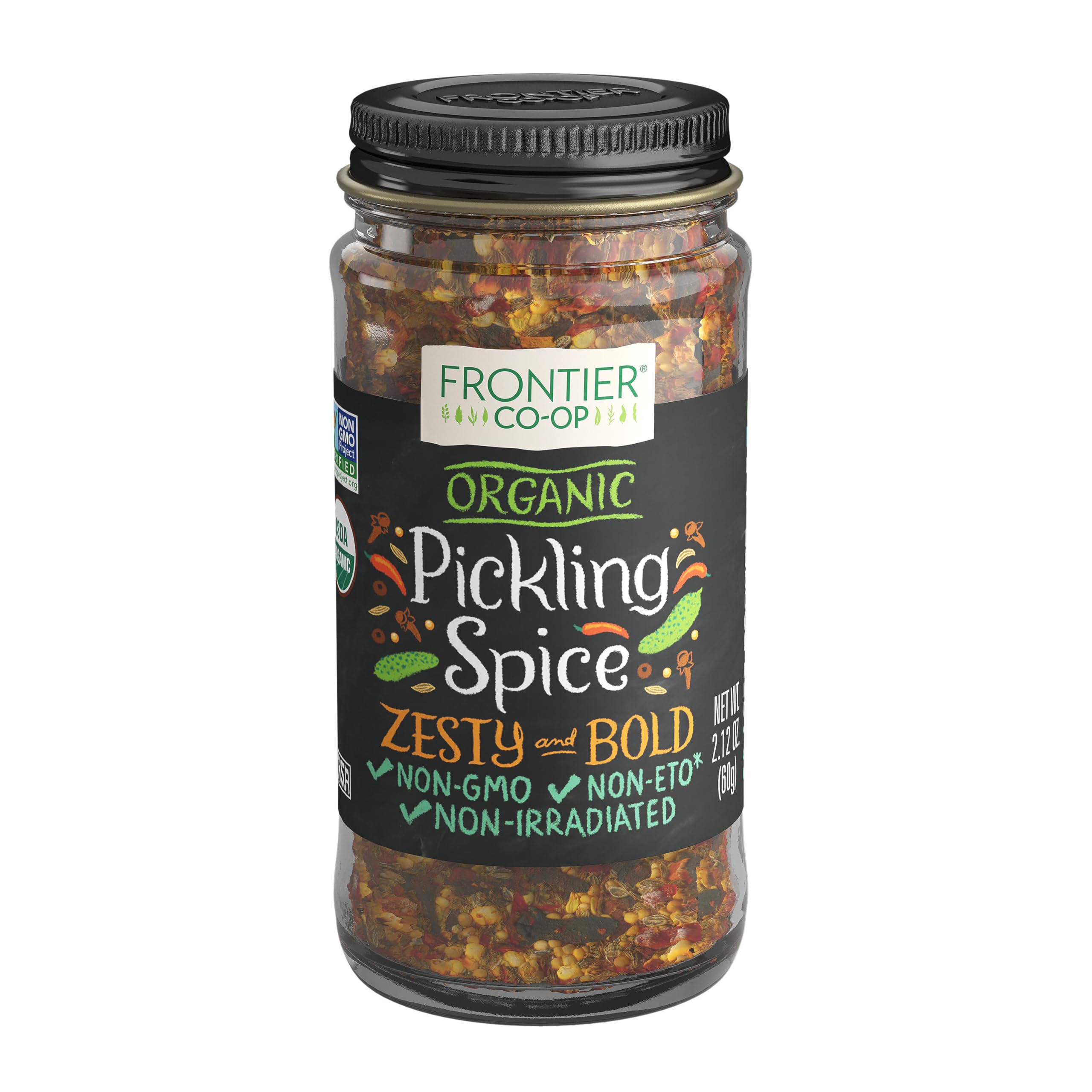 Amazon.com : Frontier Pickling Spice, Organic, 2.12 Ounce : Grocery ...