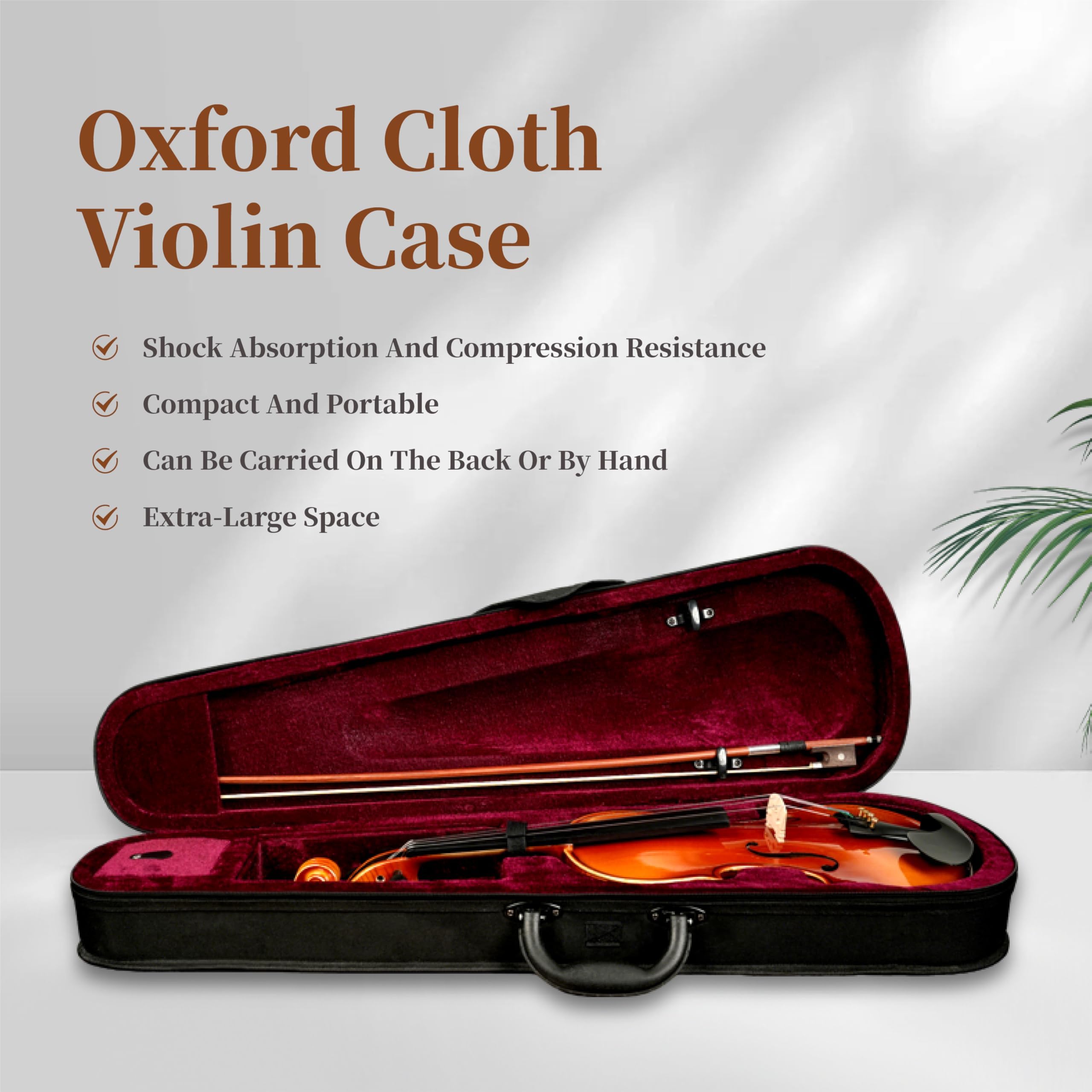 Snapklik.com : PHOENIX Violin 4/4 Full Size Kit, Violin Fiddle Set For ...