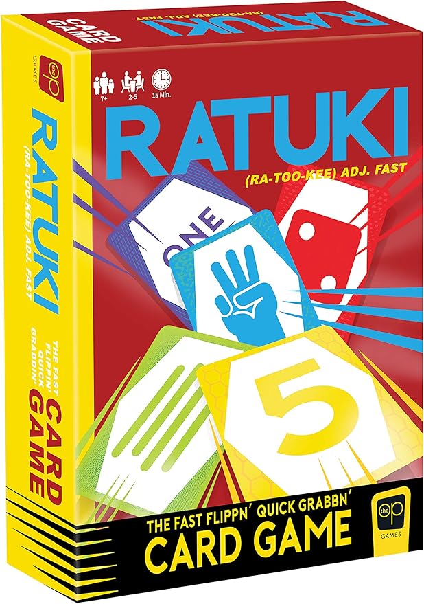 Amazon.com: USAOPOLY Ratuki | Quick Card Game Perfect for Family Game ...