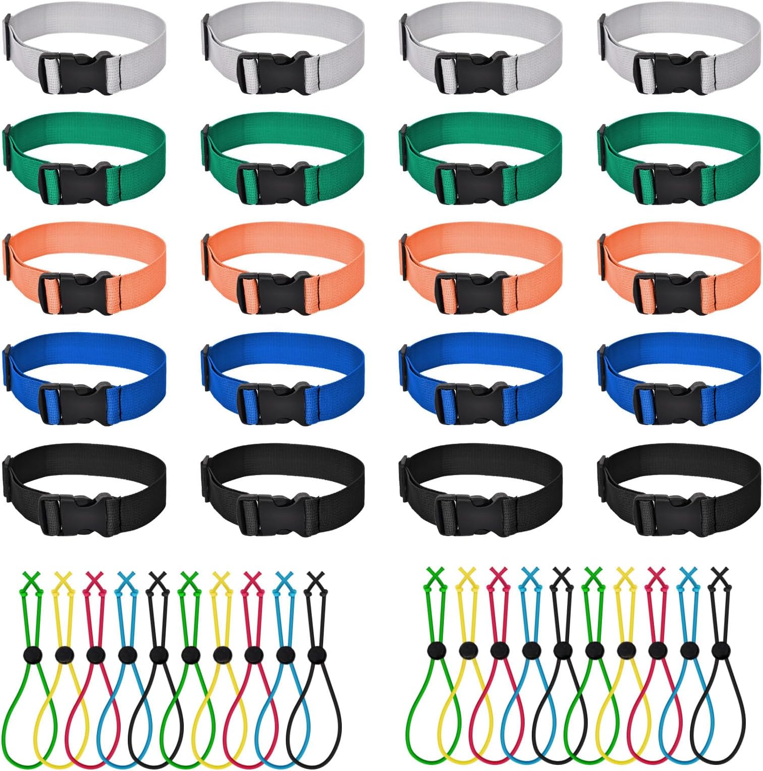 Amazon.com: 50pcs Sock Clips with Hook, Multi-Color Sock Chip Clip ...