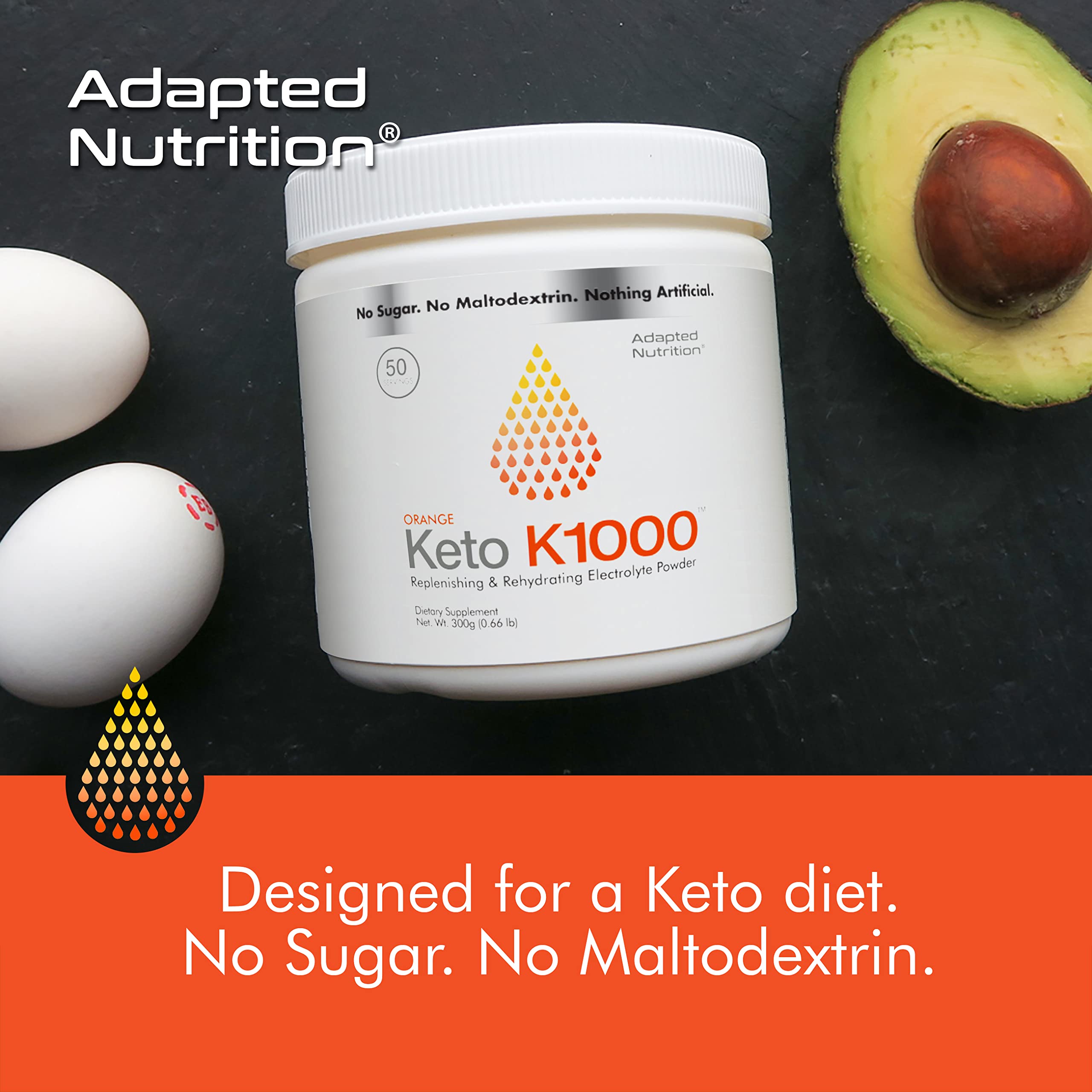 Snapklik.com : Hi-Lyte Keto K1000 Electrolyte Powder Orange Hydration ...