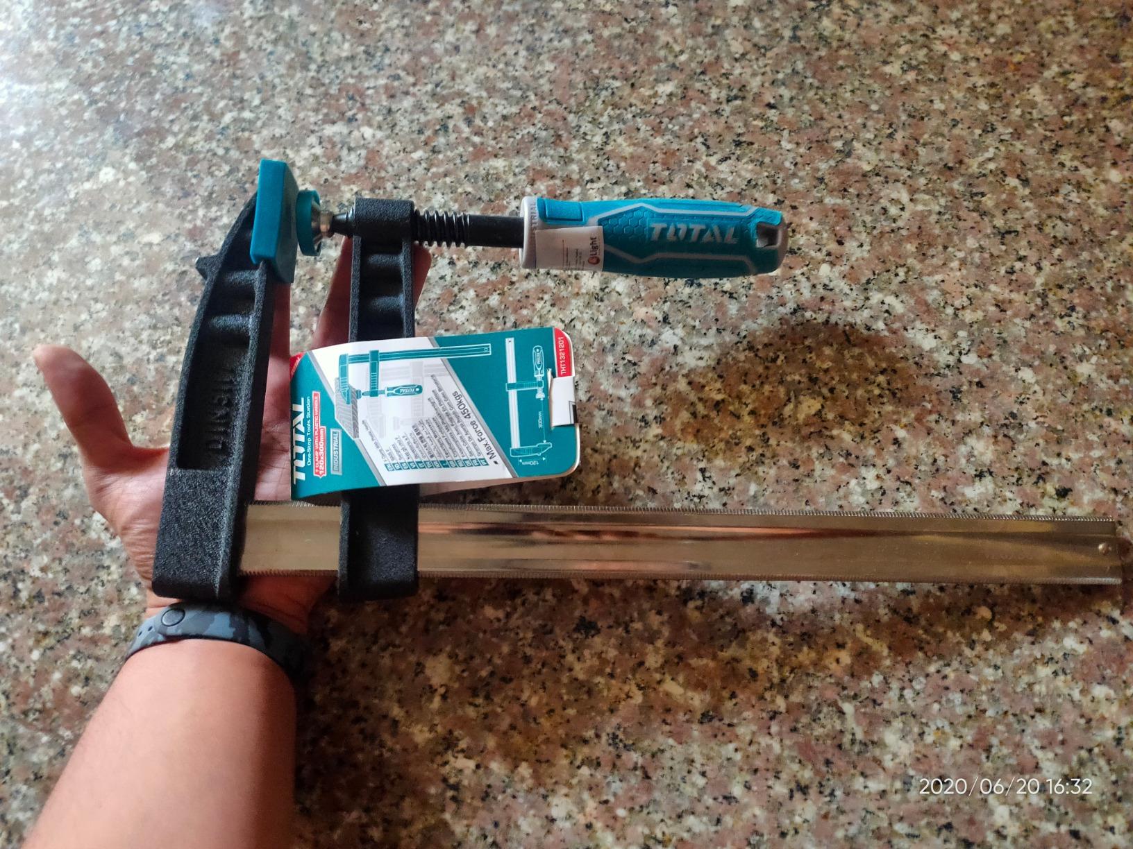 MR LIGHT TOTAL Total F Clamp with Plastic Handle (120 x 300 mm ...