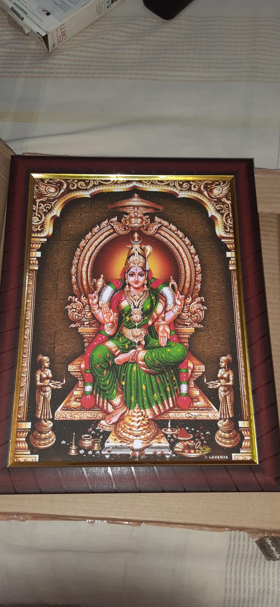 Garuda Photos - Goddess Bhuvaneshwari Amman Photo frame; Maa ...
