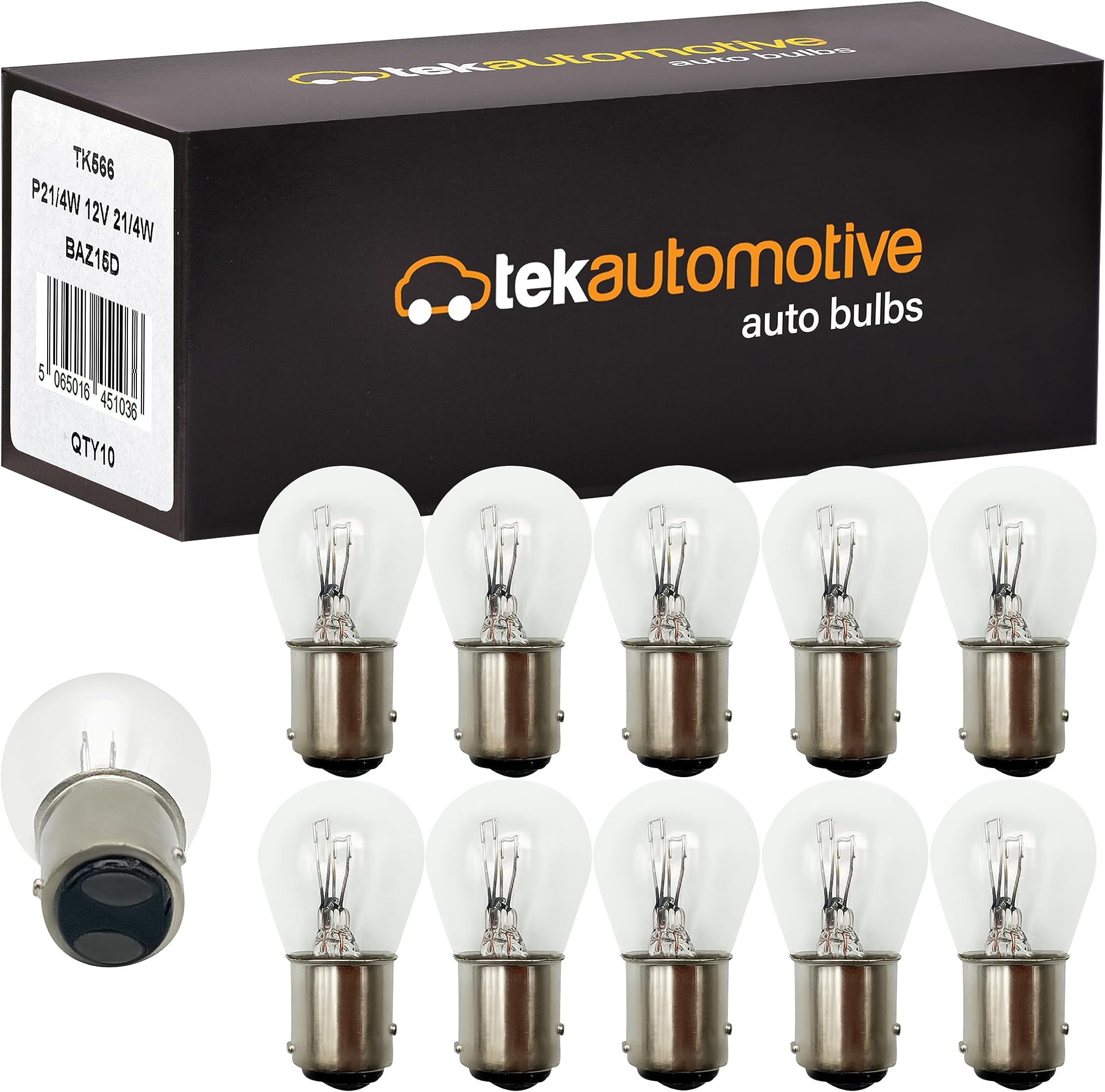 2 x 566 P21/4W BAZ15D Bulb 12v 21/4w Off Set Pins - Fog & Tail Brake ...