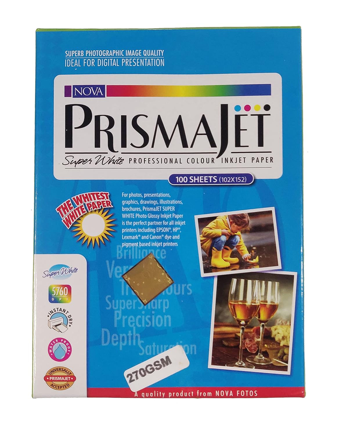 Prismajet Nova 4x6 Glossy Inkjet Paper 270 GSM 100 Sheets Amazon in prismajet-nova-4x6-glossy-inkjet-paper-270-gsm-100-sheets-amazon-in