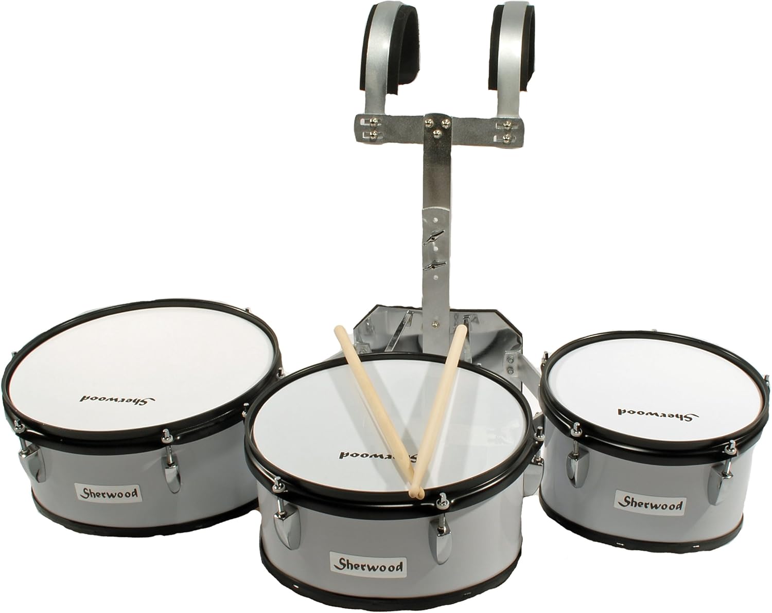 Sherwood 3 Toms De Marche (Multi-Toms) Pour Fanfare Avec Harnais ...