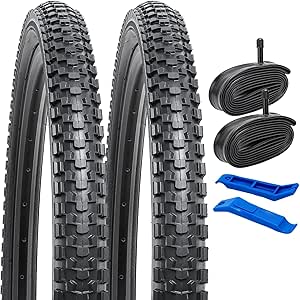Amazon.com : YUNSCM 2-PCS 26" Mountain Bike Tires 26X2.125/57-559 and 26" Heavy Duty Bike Tubes ...