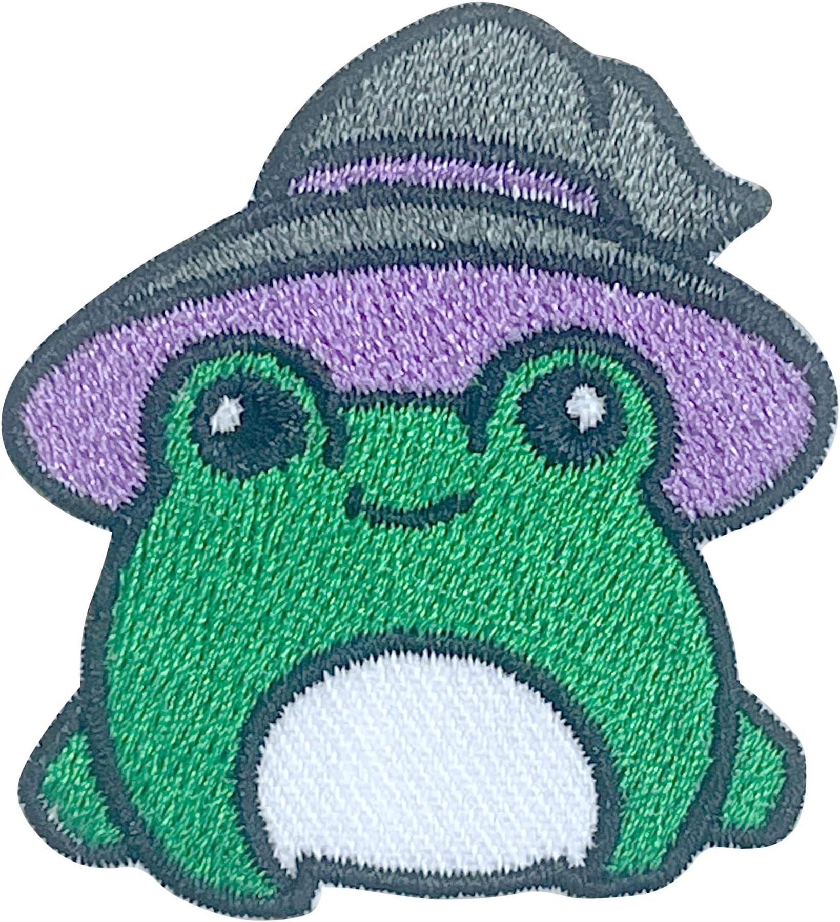 Amazon.com: pipomama Cute Witch Frog Iron On Patches for Clothing ...