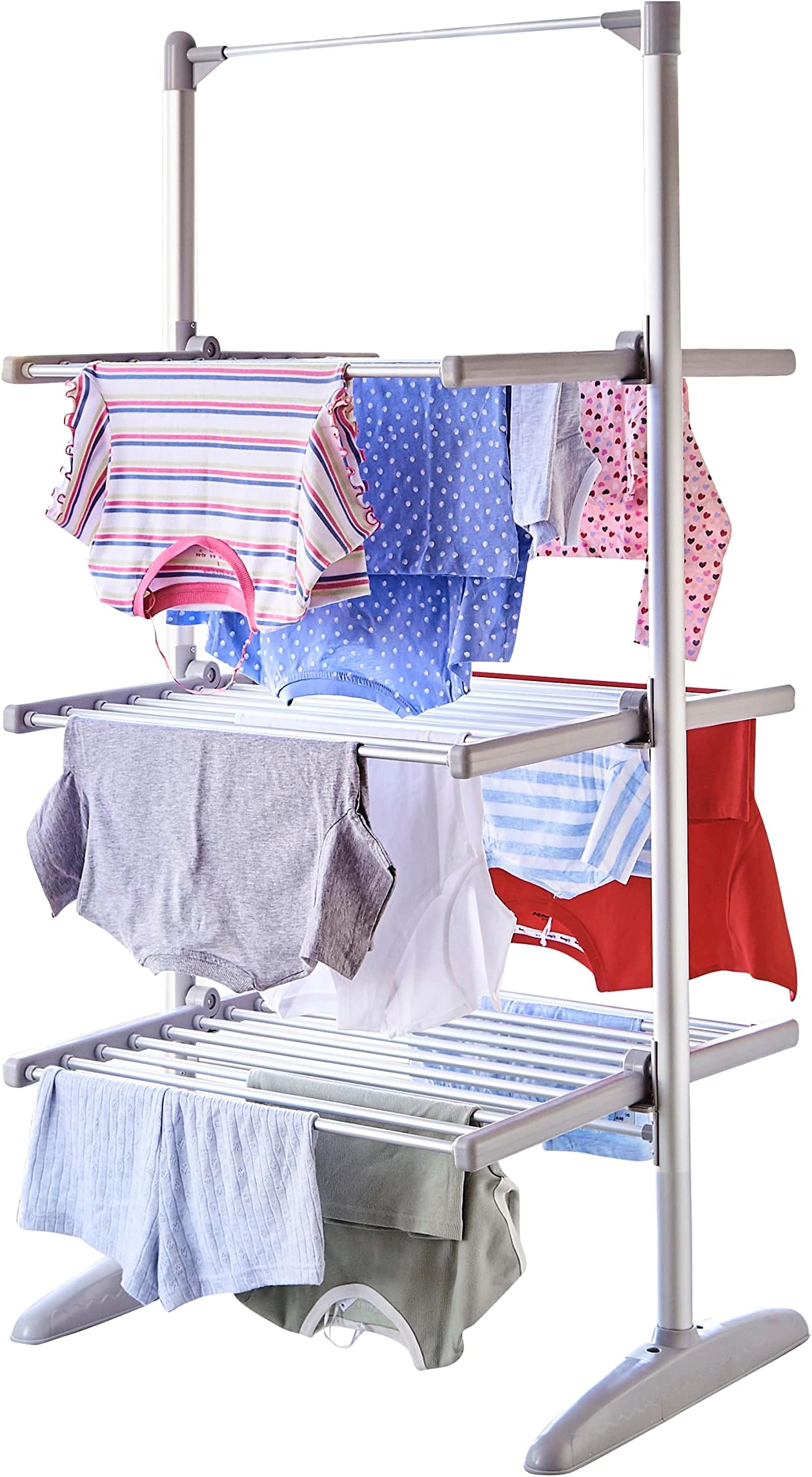 AMOS Eezy-Dry 15kg 25 Items Electric Clothes Dryer 1300W + 2 x 6-Peg Laundry Airer : Amazon.co ...
