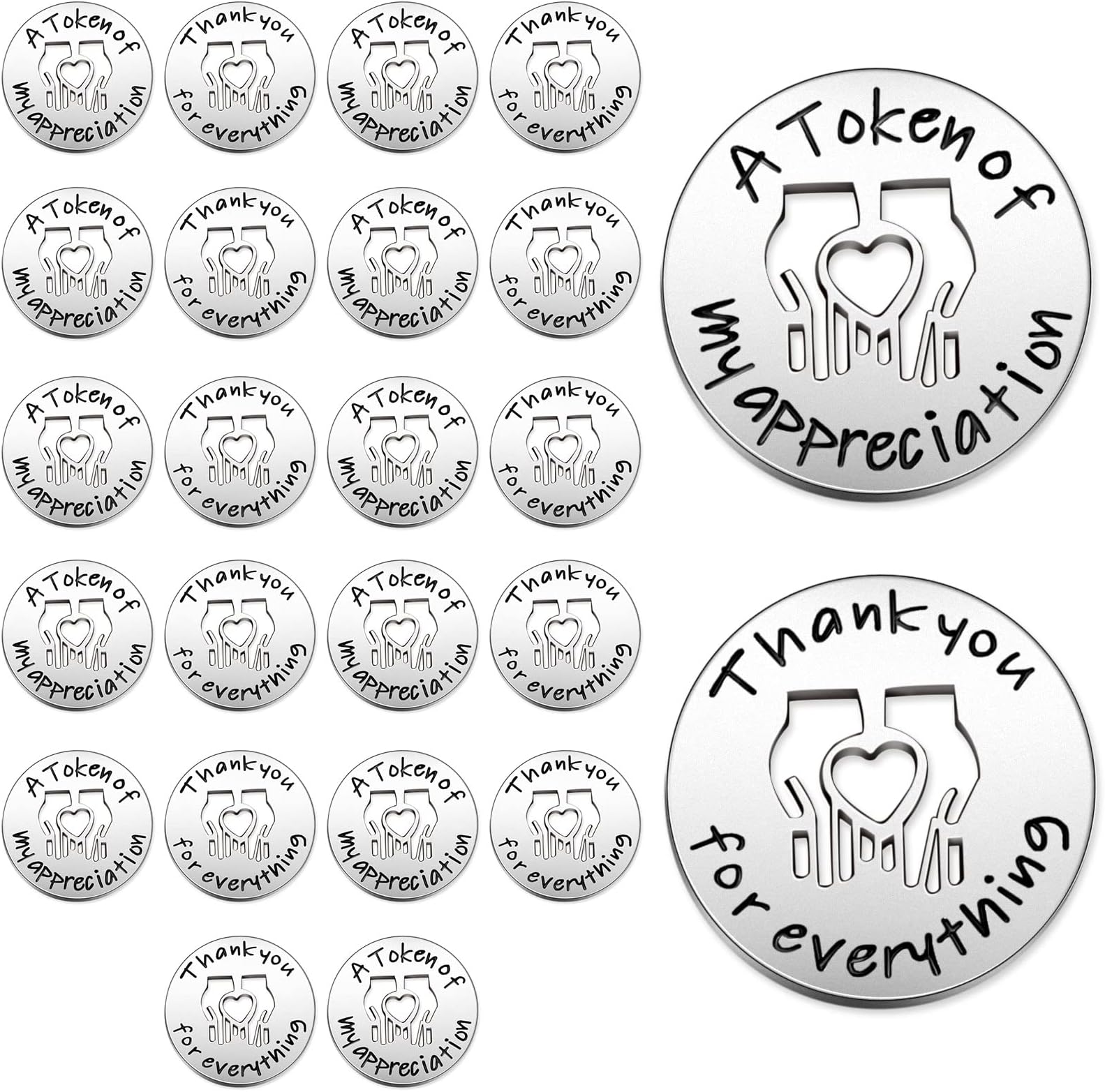 Amazon.com : Token of Appreciation Coins Appreciation Tokens Thank You ...