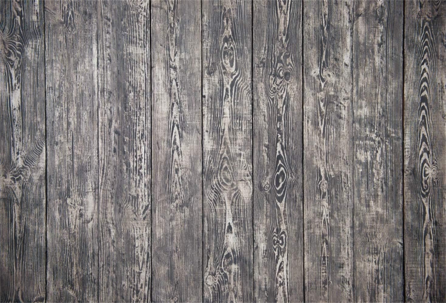 Amazon.com : Laeacco Weathered Vintage Wooden Backdrops 5x3ft Vinyl ...