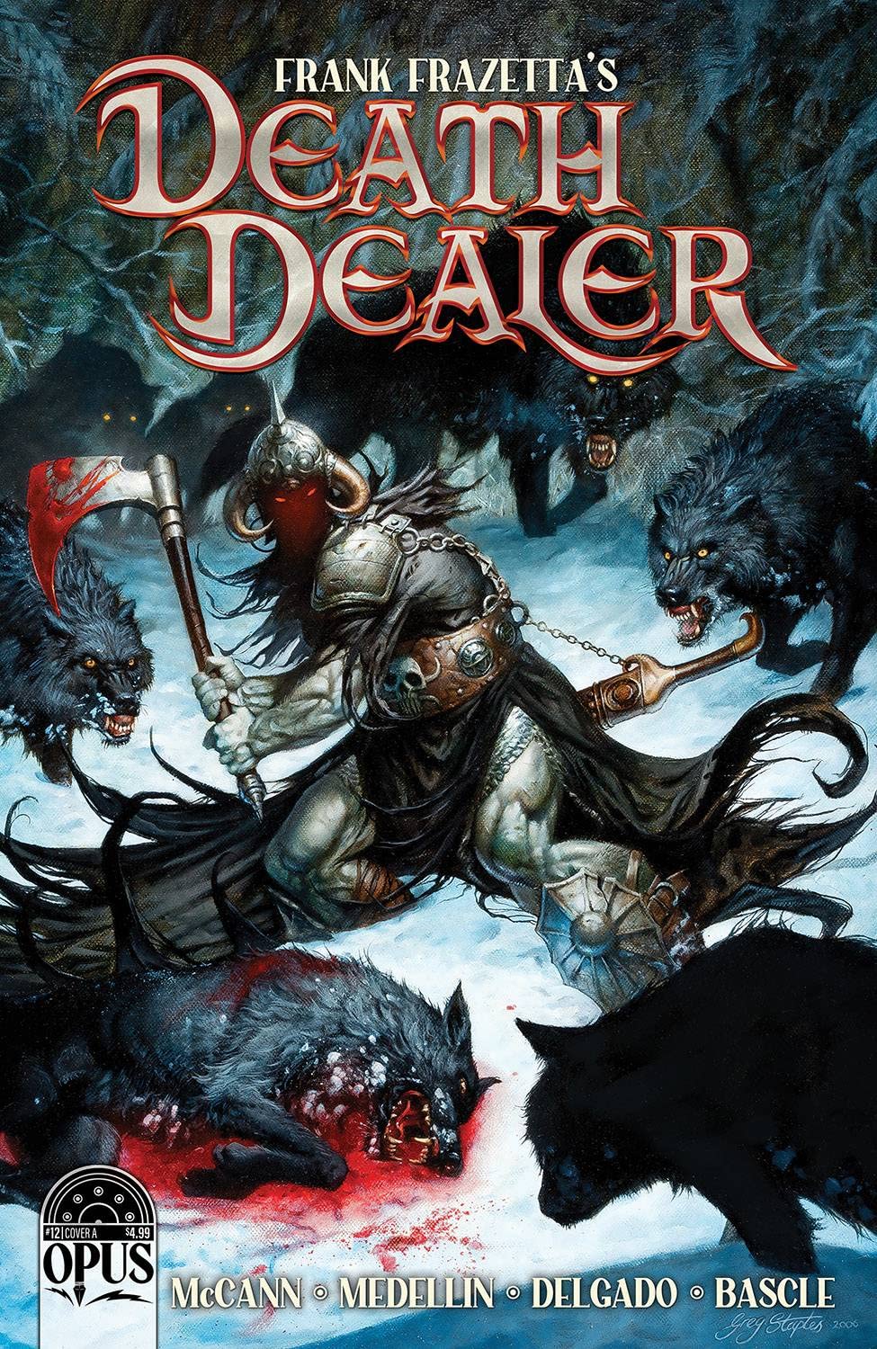Frank Frazetta Death Dealer #12 CVR A Staples: Mitch Iverson: Amazon ...