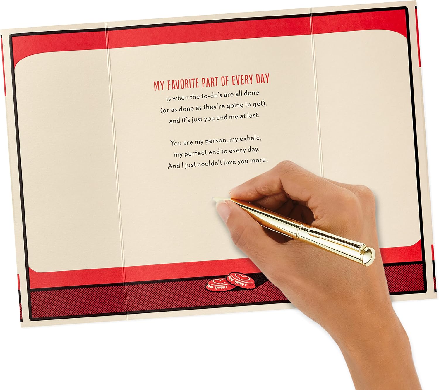 Hallmark Tarjeta del día de San Valentín para marido, esposa, novio ...