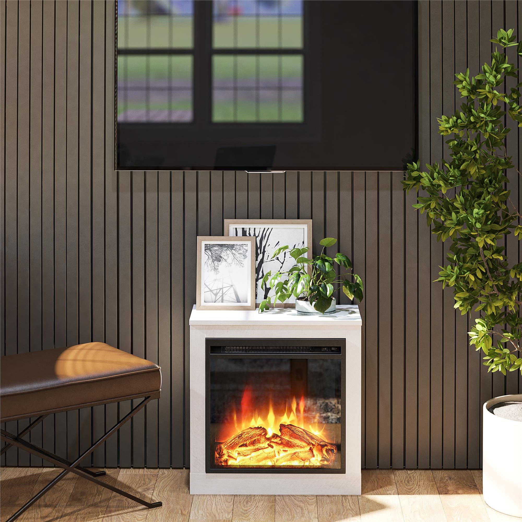 Snapklik.com : Ameriwood Home Fillmore Fireplace Mantel