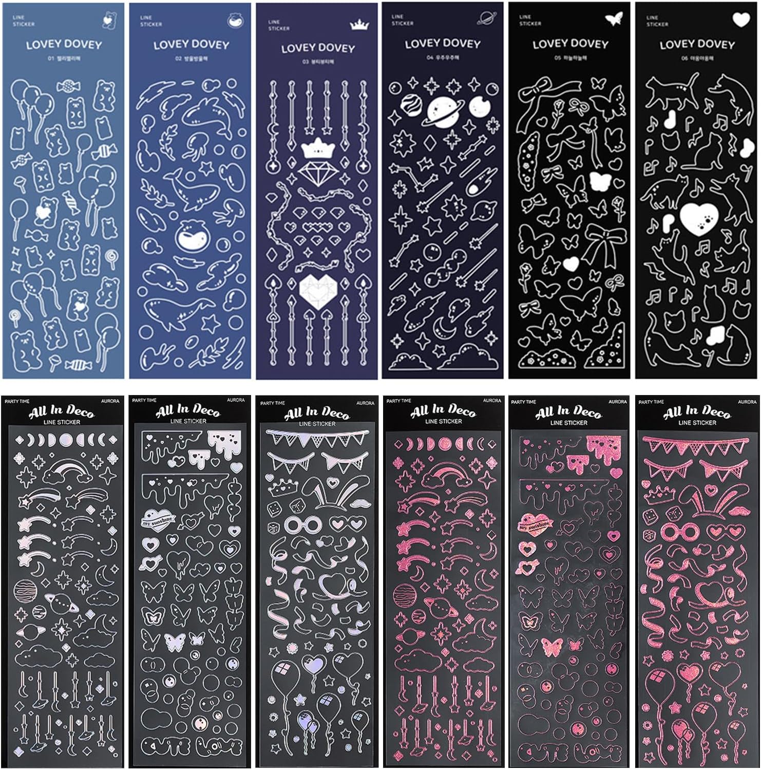 Amazon.com: 6 Sheets Colorful Star Stickers for Kids Reward Star ...