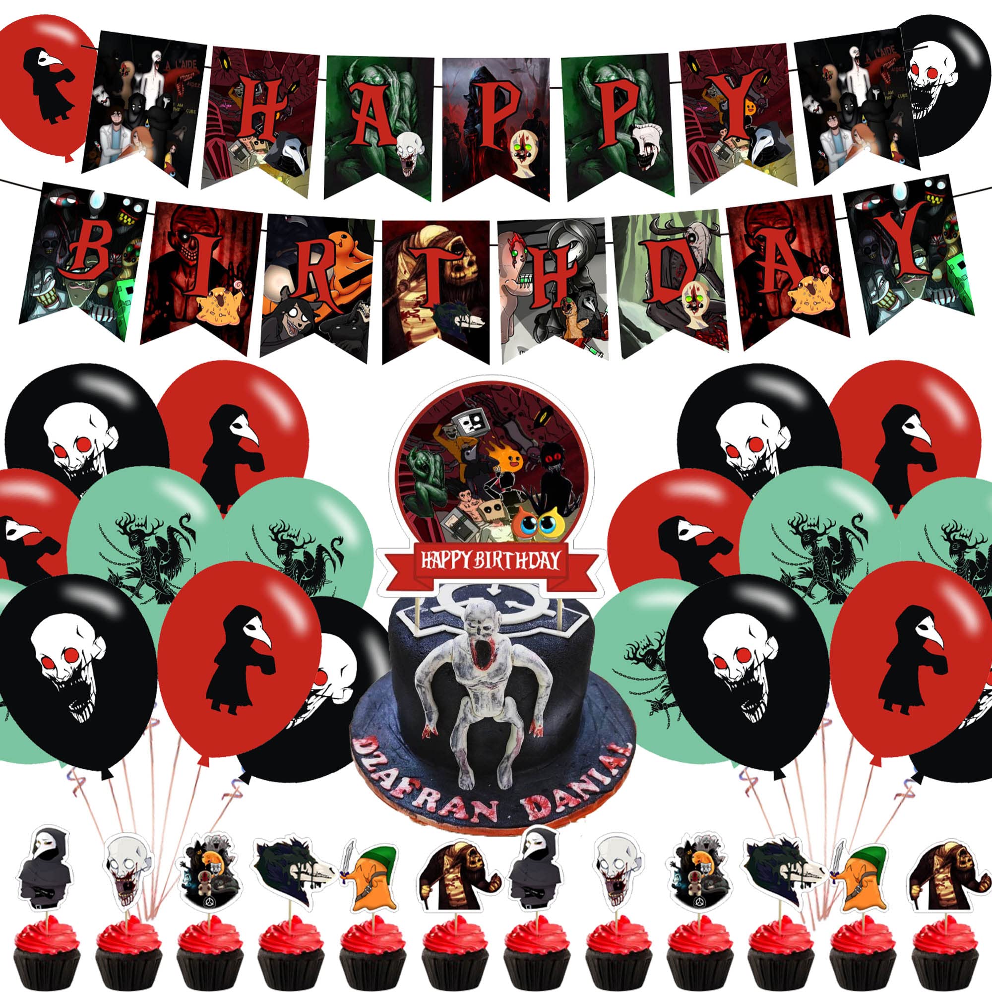 Scp Foundation Birthday Party Supplies Decorations For Scp Foundation ...