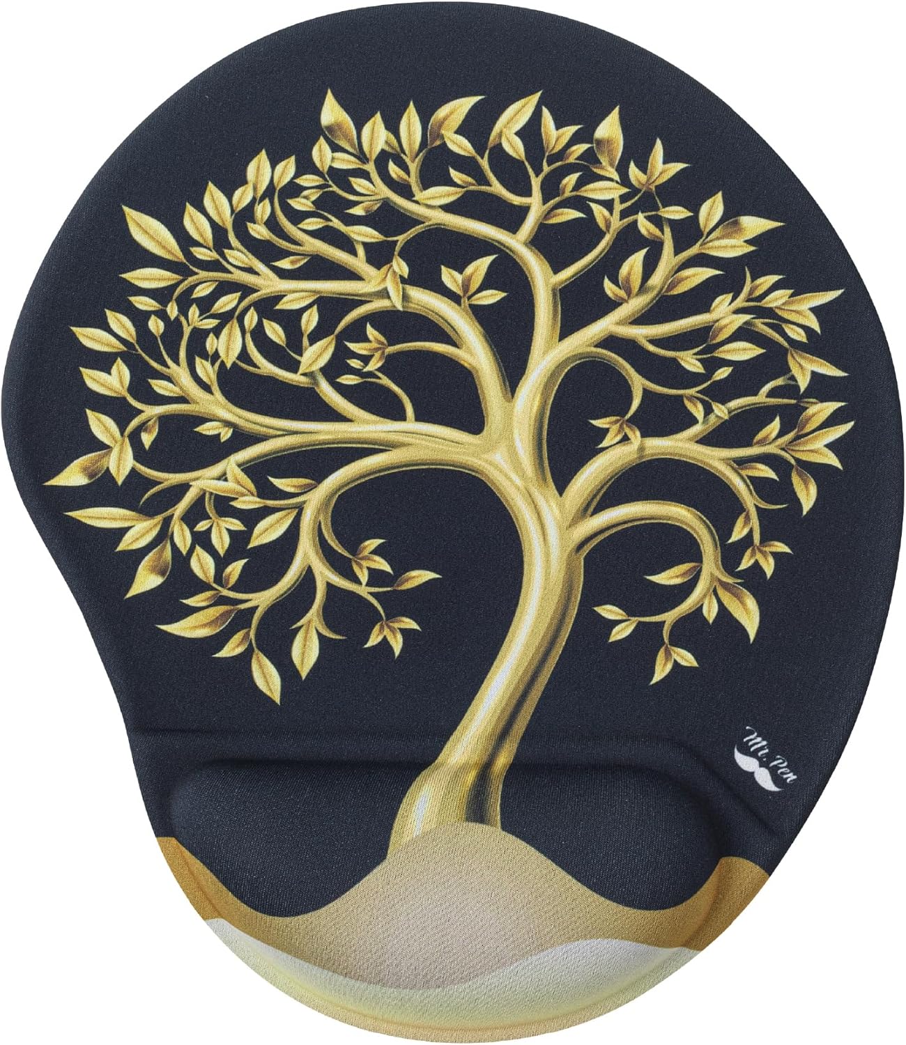 Amazon.com: Mr. Pen- Ergonomic Mouse Pad with Wrist Rest, Golden Tree ...