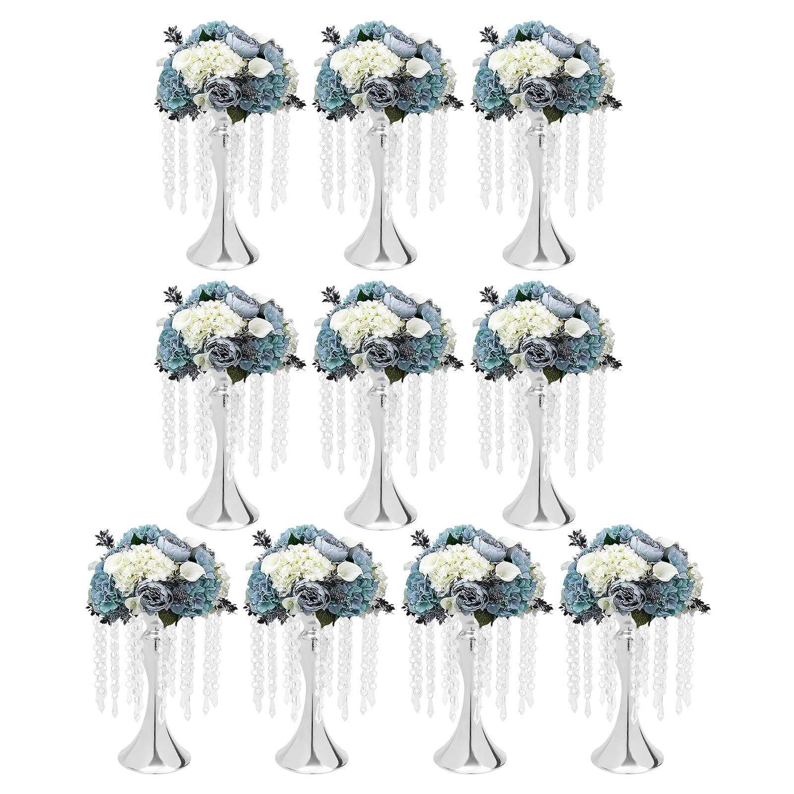 Amazon.com: Wedding Centerpieces for Tables, 10pcs Vases Wedding ...