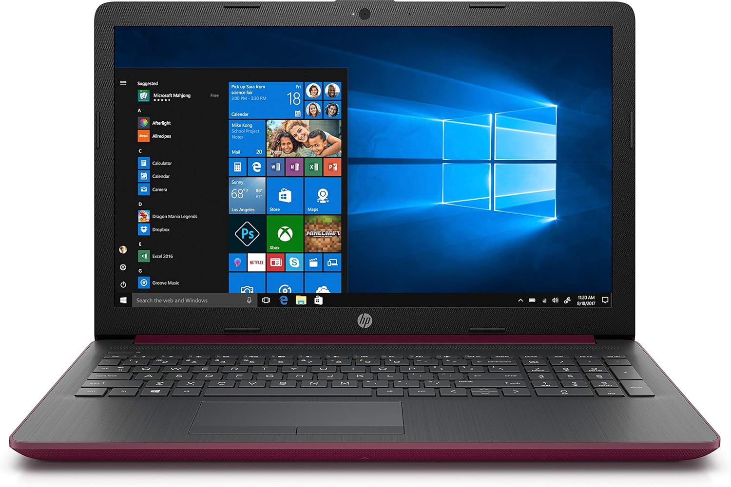 HP High Performance Laptop PC 15.6-inch HD Display AMD E2-9000e ...