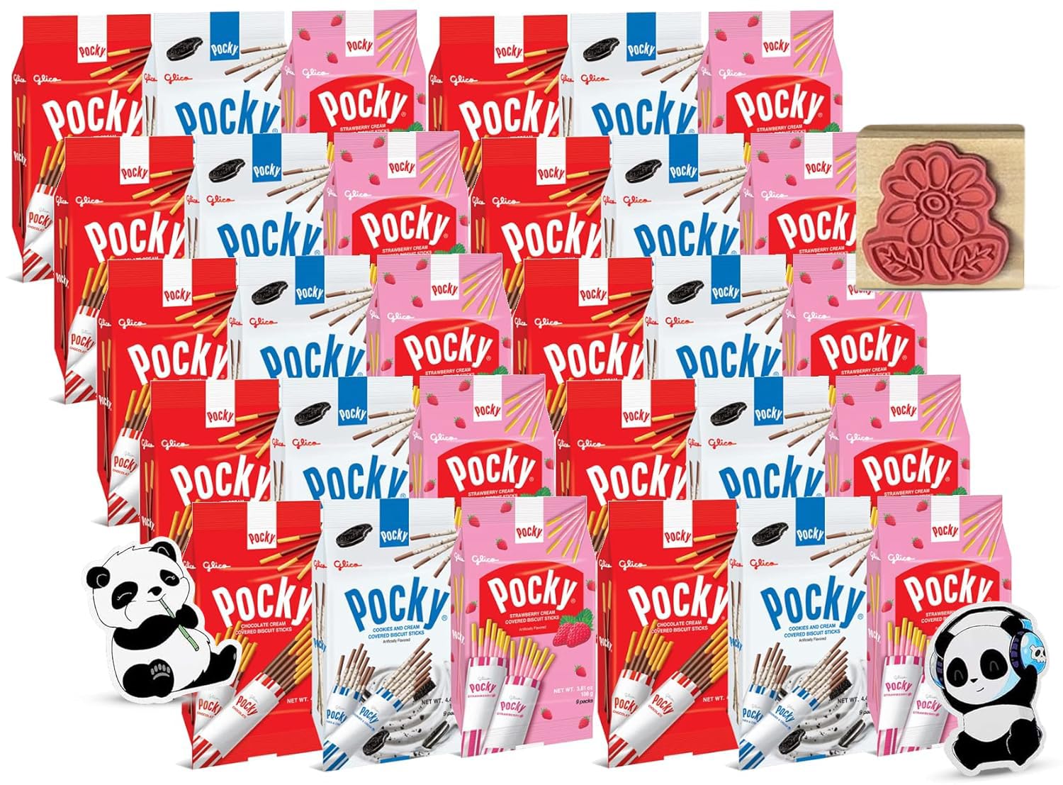 Pocky Sticks Japanese Snacks Pocky Variety Pack of 30 Asian Snacks ...