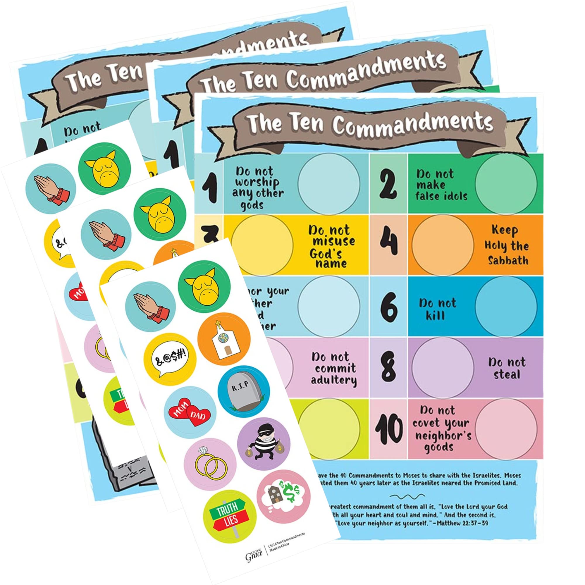 10 Mandamientos Para Actividades Infantiles