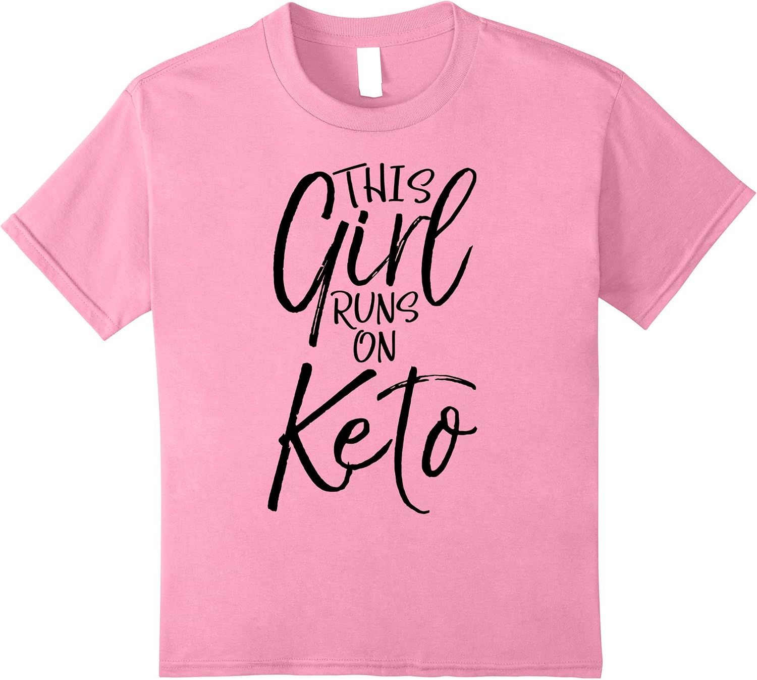 Amazon.com: This Girl Runs on Keto Shirt Vintage Ketones Diet Tee ...