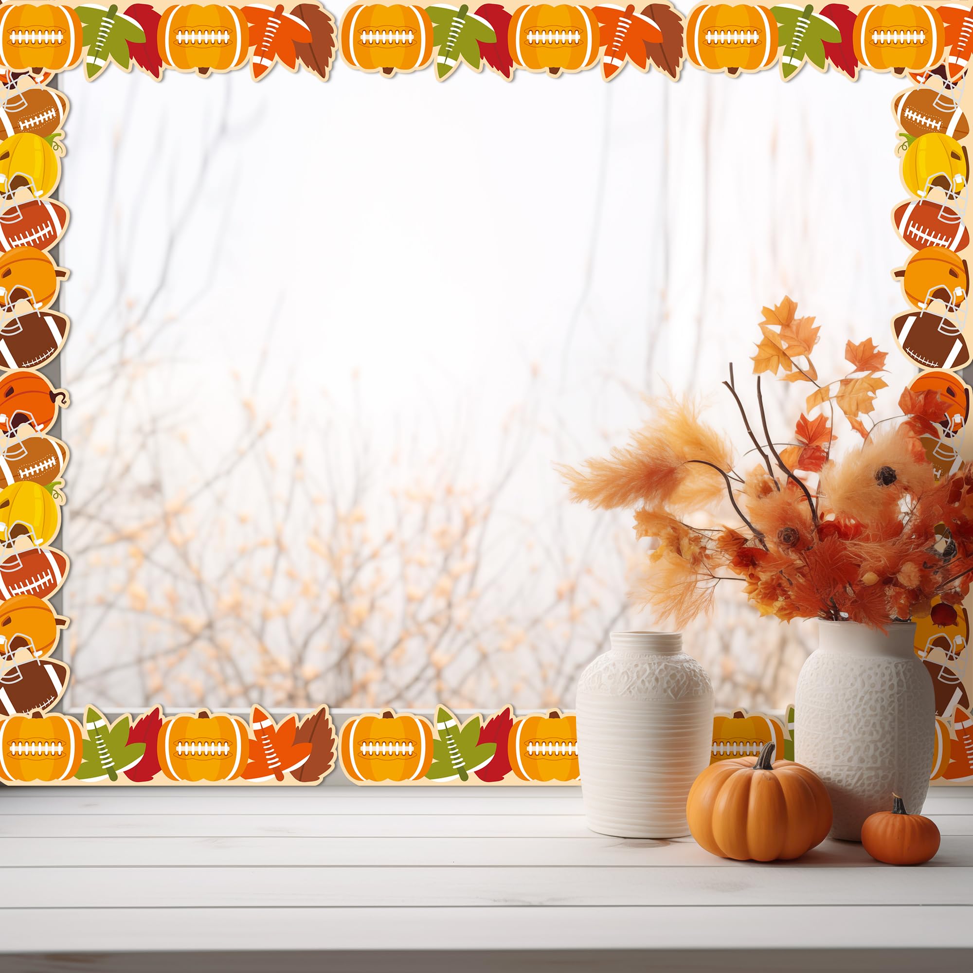 Fall Decorations Leaves Border Fall Leaves Border Stock Illustrations