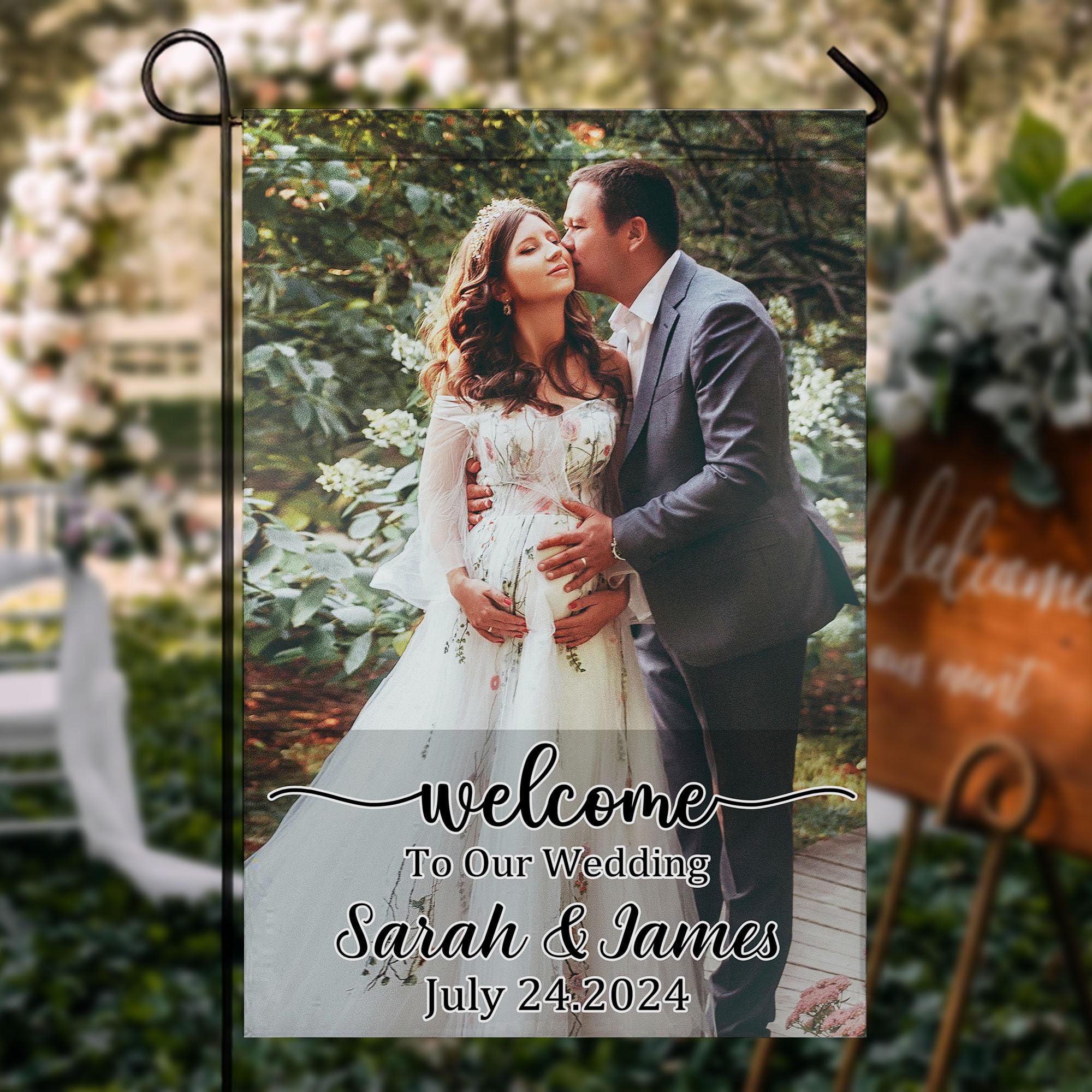 Garden Flags Wedding Personalized Garden Flag | Rosewood This & That