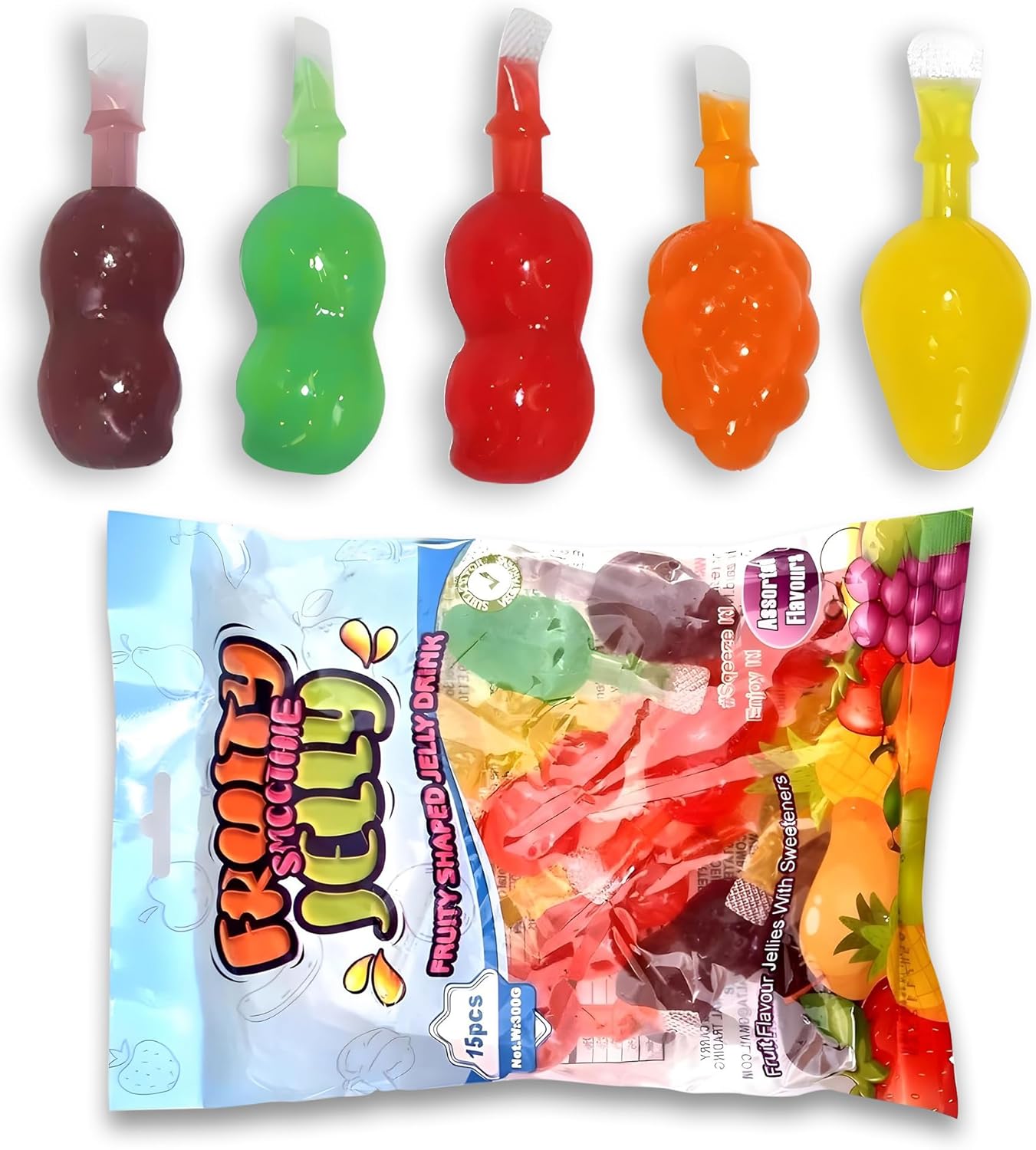 TikTok 15pc Candy trending viral sweets and delights Fruit Pops Jelly ...