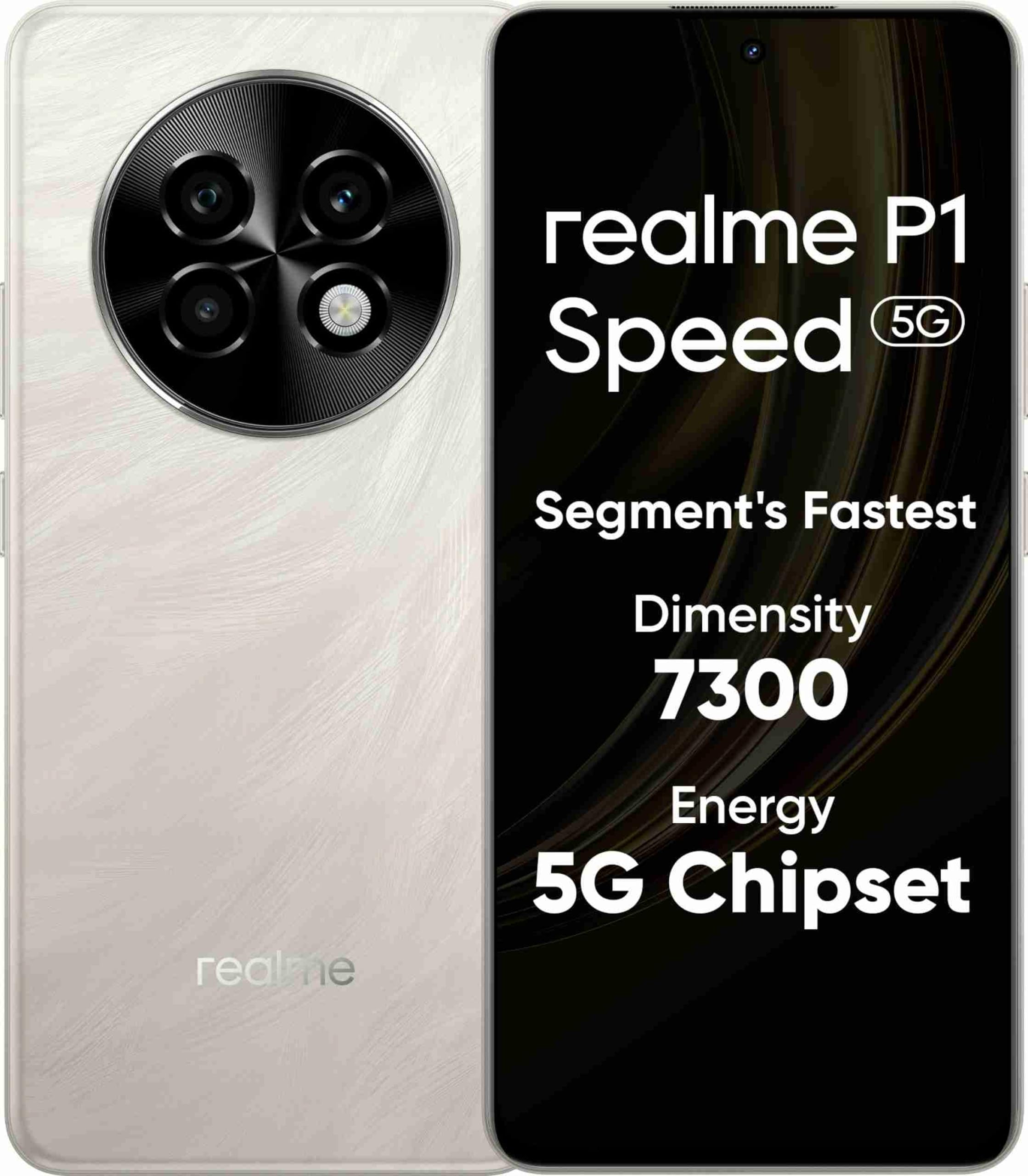 realme P1 Speed 5G (Textured Titanium, 8GB RAM, 128GB Storage) | 16GB ...