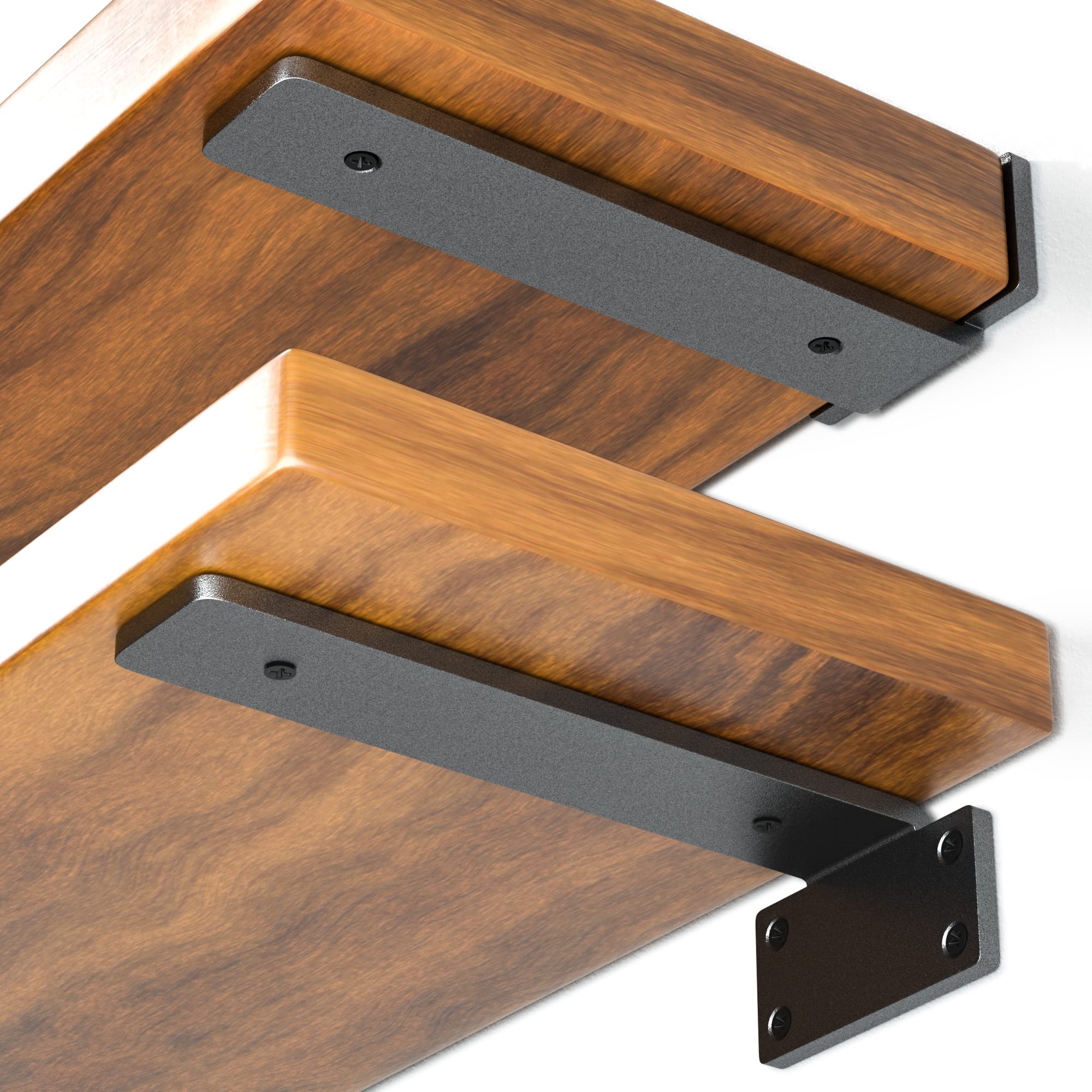 Snapklik.com : Wildnut Floating Shelf Brackets 8 Inch, 6 Pack Heavy ...