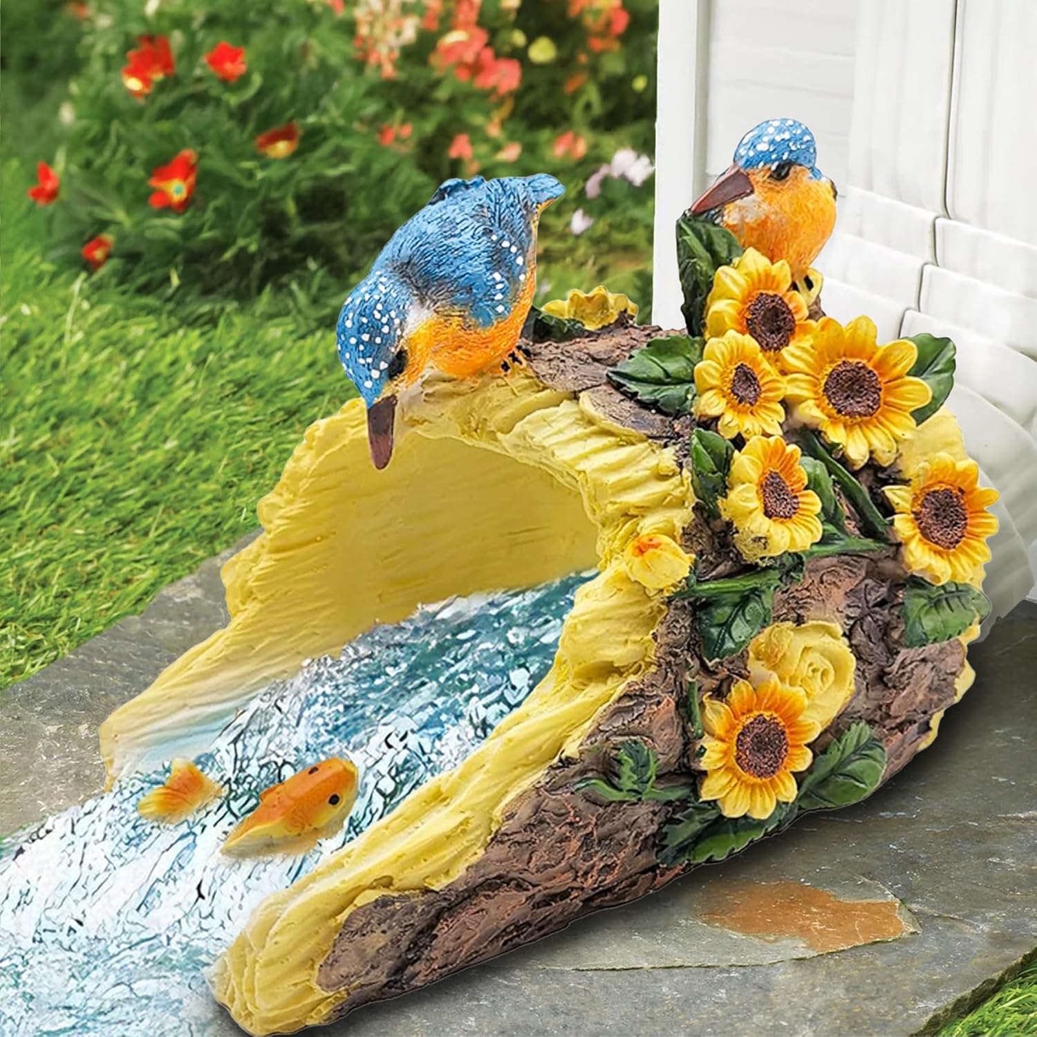 Amazon.com: Teaeeno Hummingbird Gutter Downspout Extension Decor,Animal ...