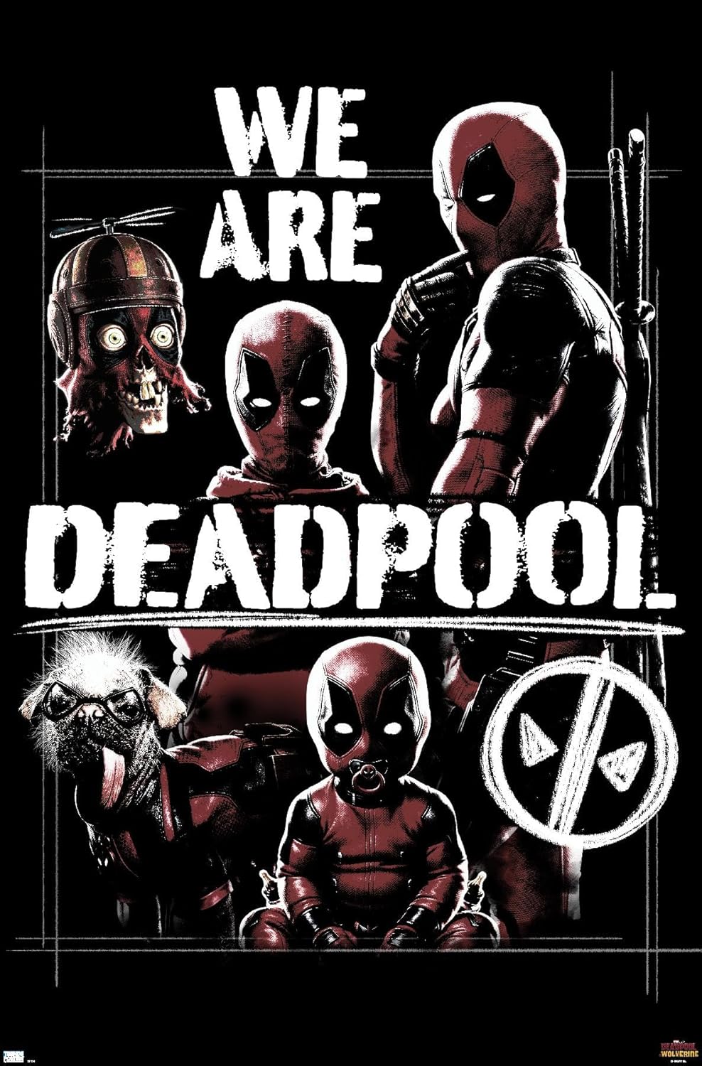 Amazon.com: Marvel Deadpool & Wolverine - We Are Deadpool Wall Poster ...