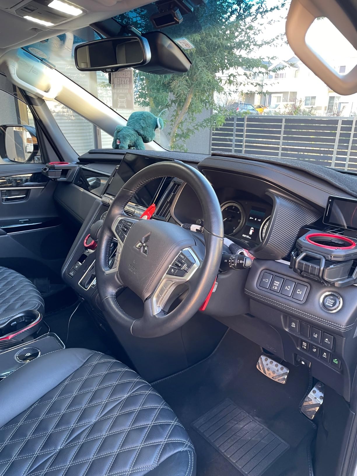 Amazon | 星光産業 EXEA デリカ D:5 ドリンクホルダー用ドレスアップリング E103DC レッド | ドリンクホルダー | 車＆バイク