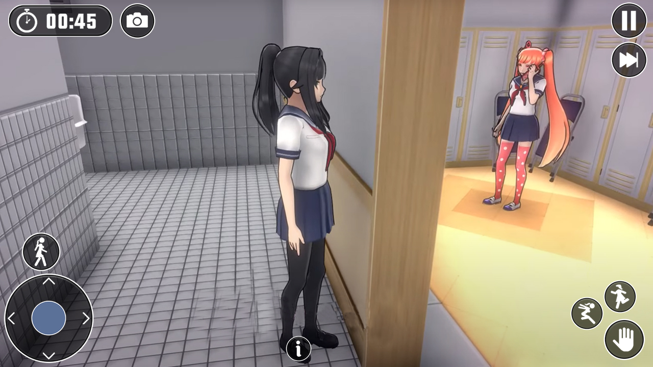 Anime-High-School-Yandere-Mädchen-Lebenssimulator – echte Schul-Sakura ...
