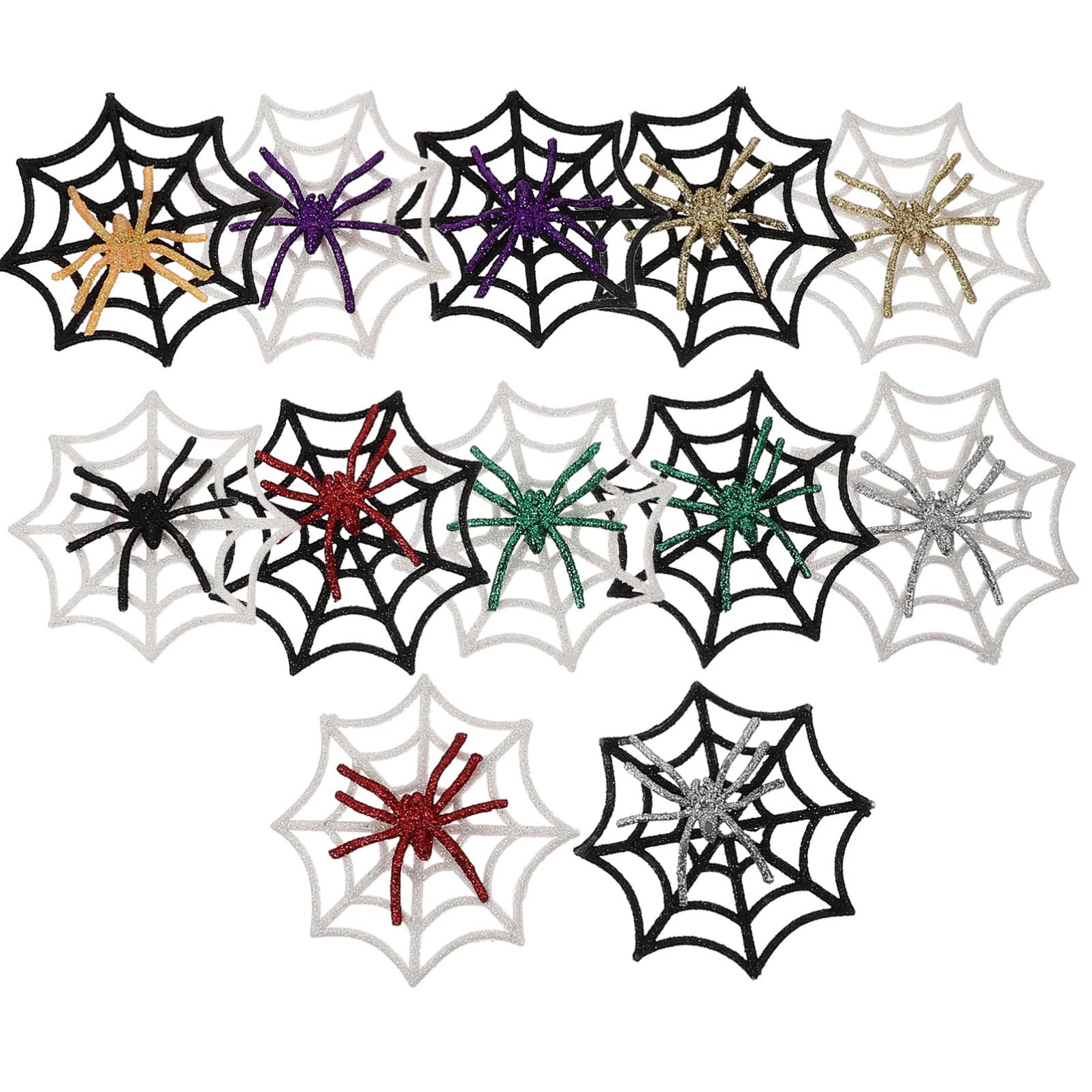 Amazon.com: 1 Box Halloween Spider Web Prank Props Halloween Spiders ...