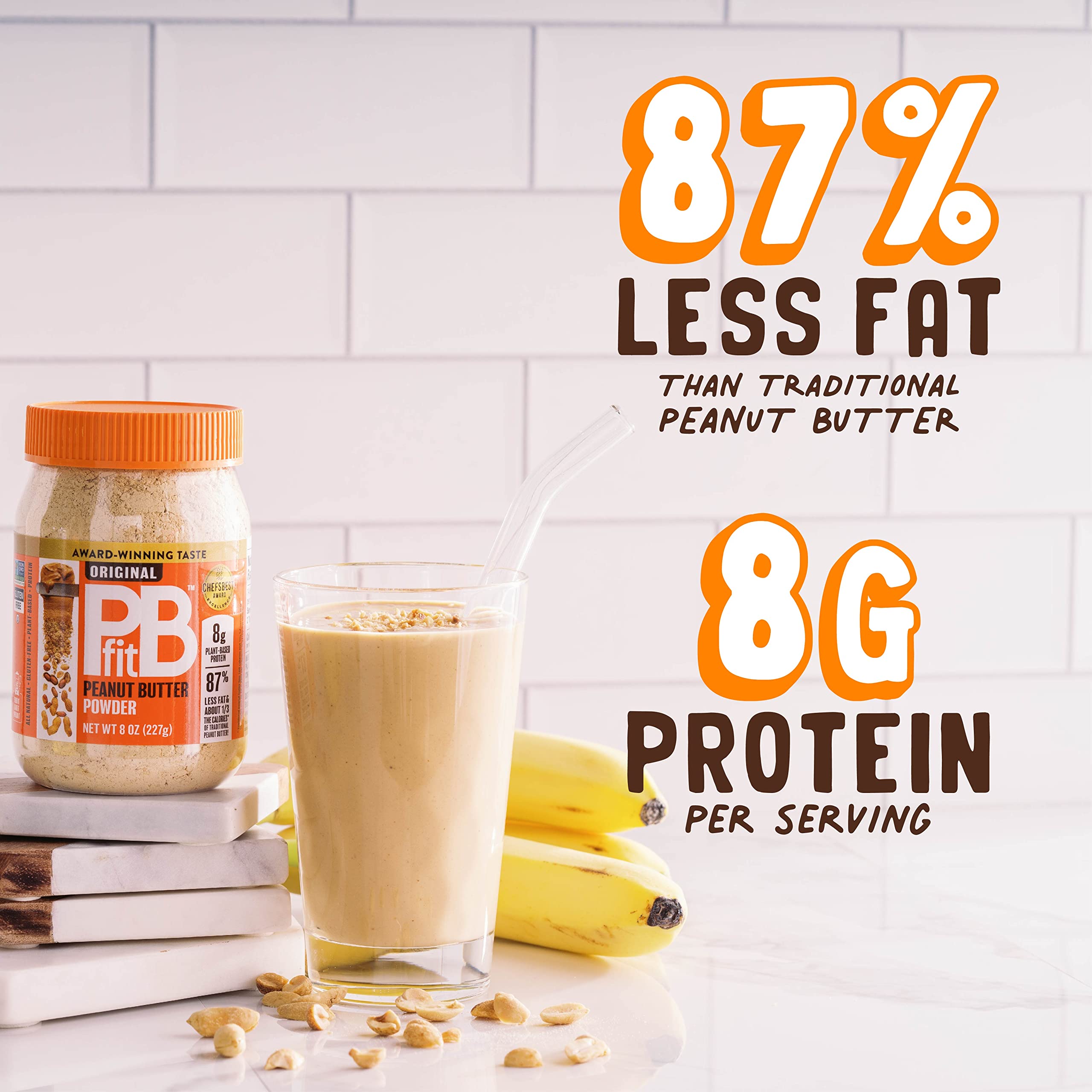 Snapklik.com : All-Natural Peanut Butter Powder, Powdered Peanut Spread ...